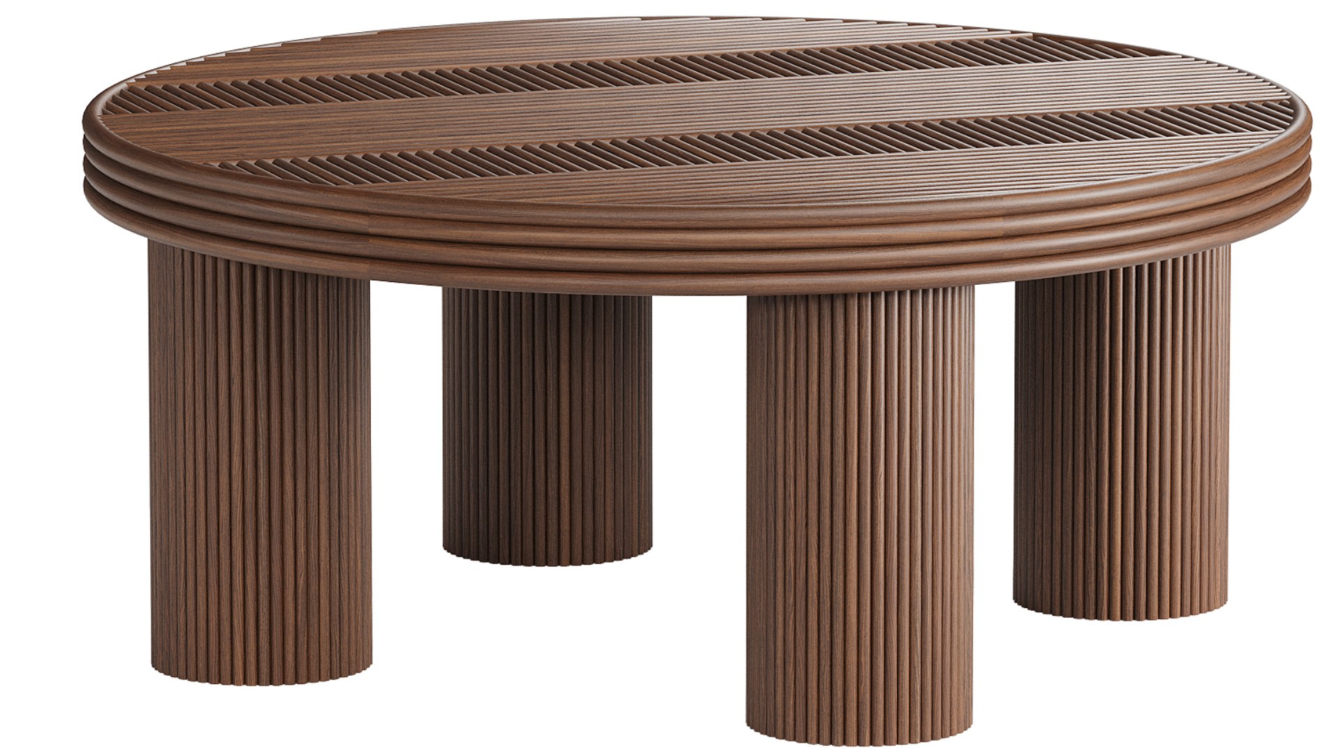 3D Hazel Pencil Reed Coffee Table - TurboSquid 2199824