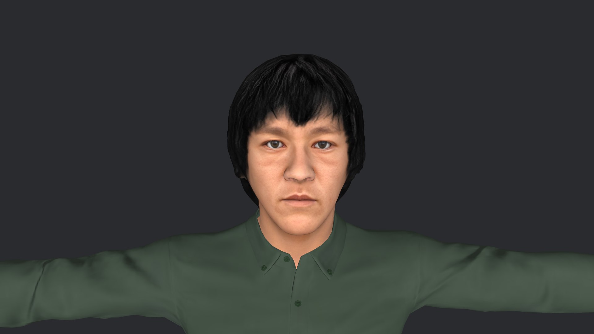 Bruce Lee Hyper Realistic Full Body Fully Rigged 3D Character 3D Model ...