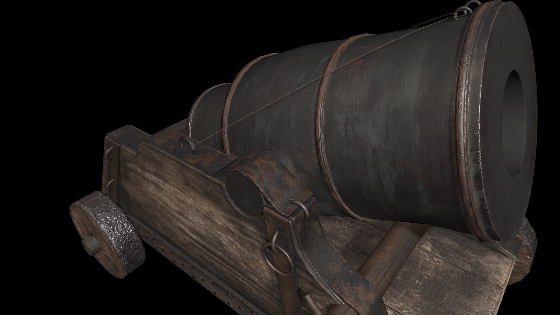 Medieval Mortar- Lowpoly model model - TurboSquid 1728944