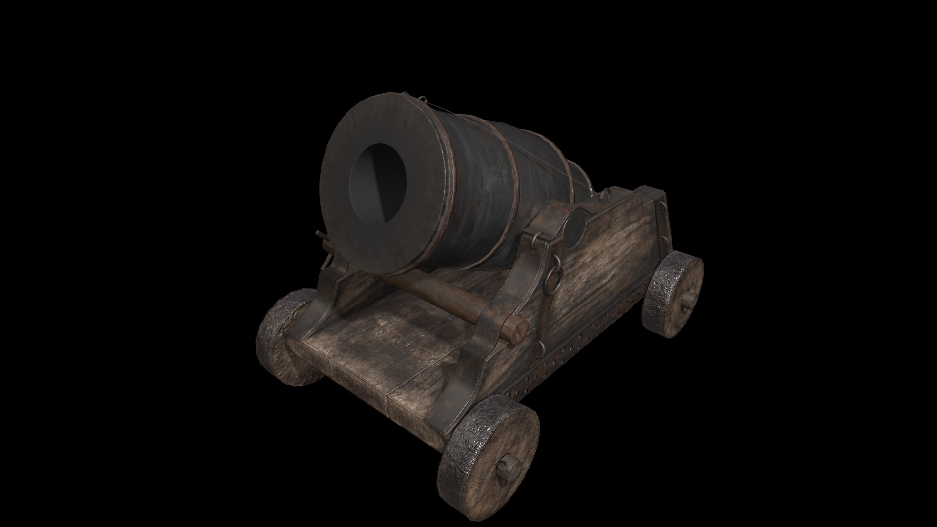 Medieval Mortar- Lowpoly model model - TurboSquid 1728944