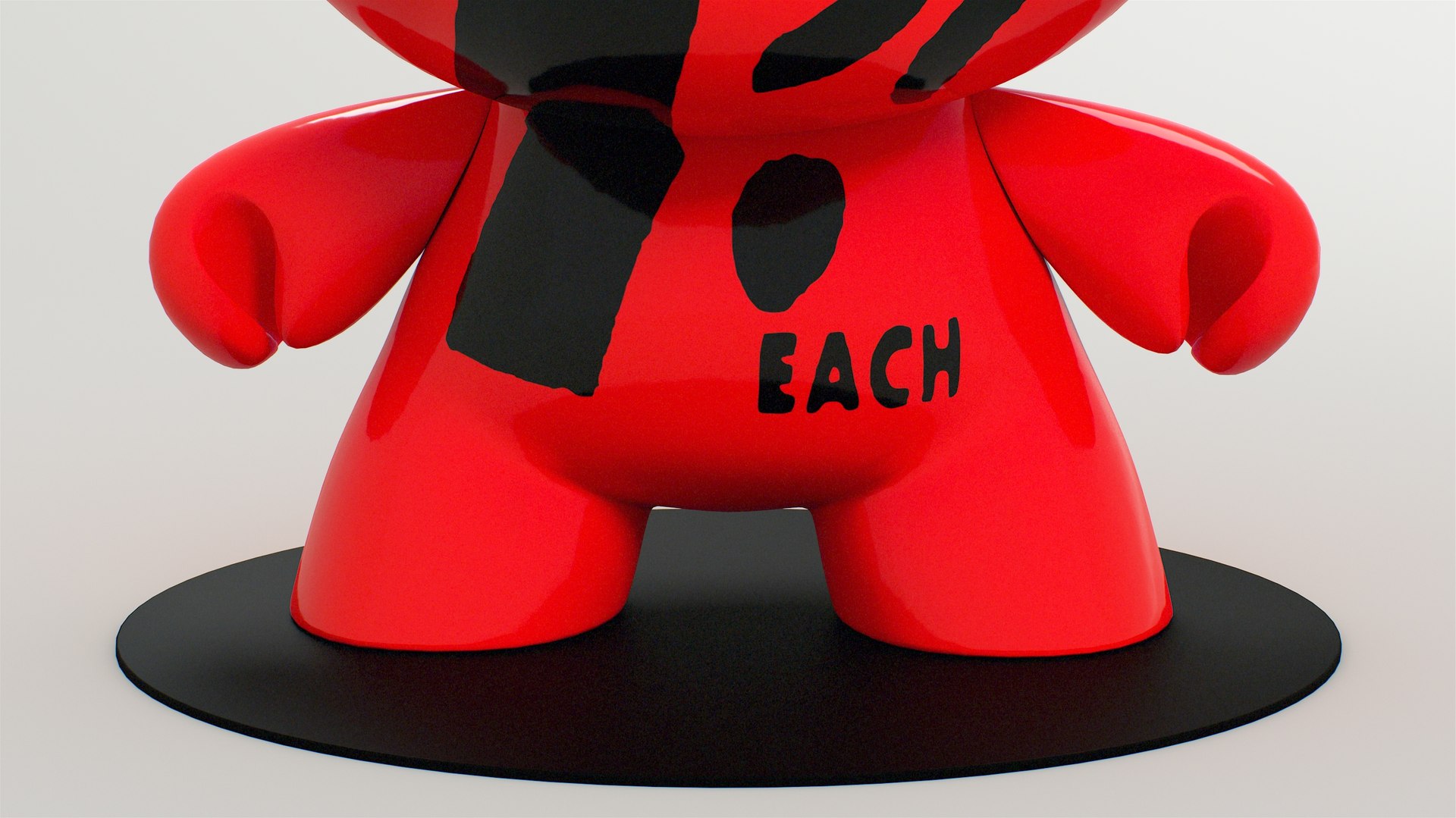 Kidrobot Andy Warhol 20 Red Giant 3D - TurboSquid 1824199