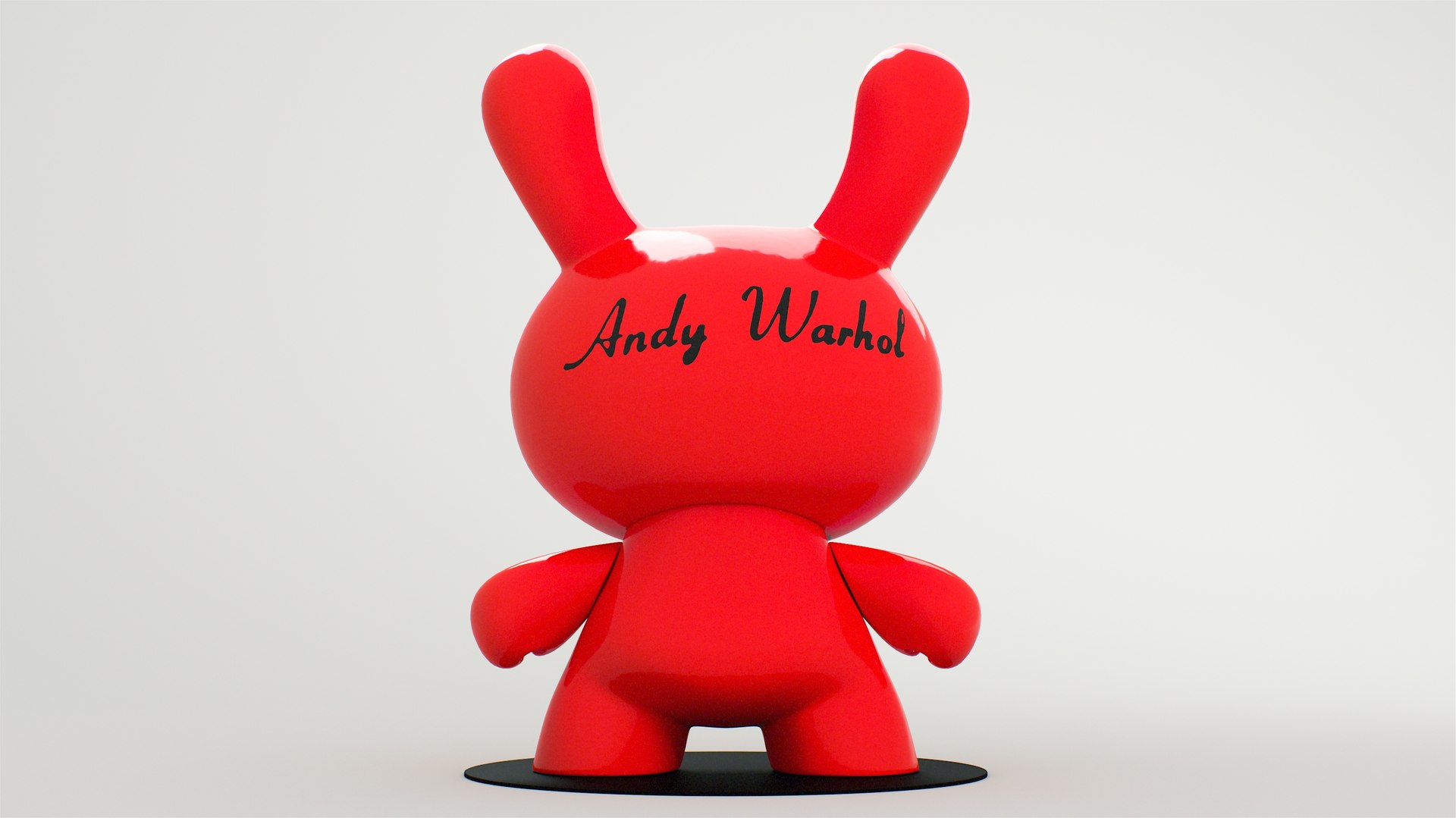 Kidrobot Andy Warhol 20 Red Giant 3D - TurboSquid 1824199