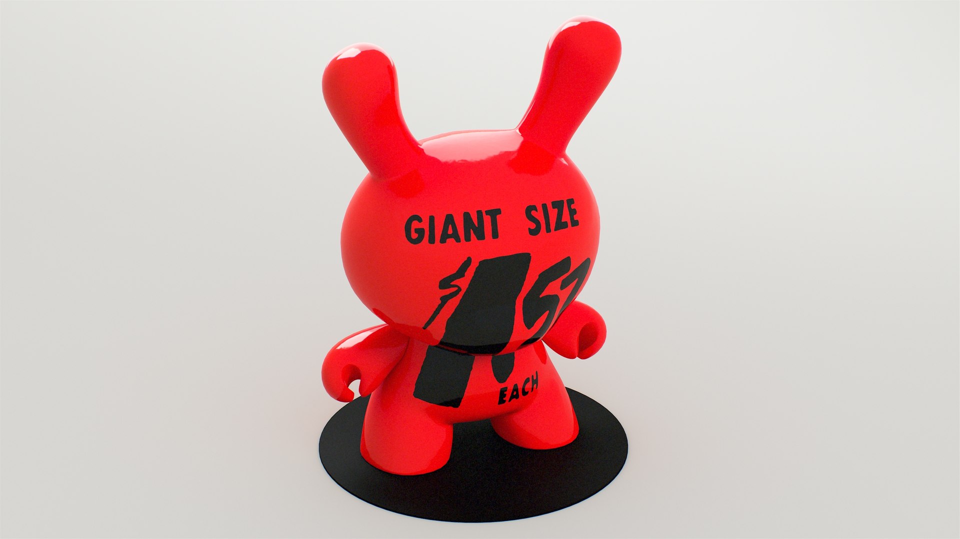 Kidrobot Andy Warhol 20 Red Giant 3D - TurboSquid 1824199