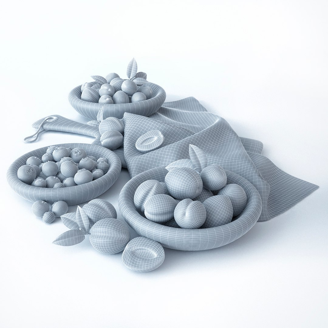 Fruit Composition 3D Model - TurboSquid 1414135