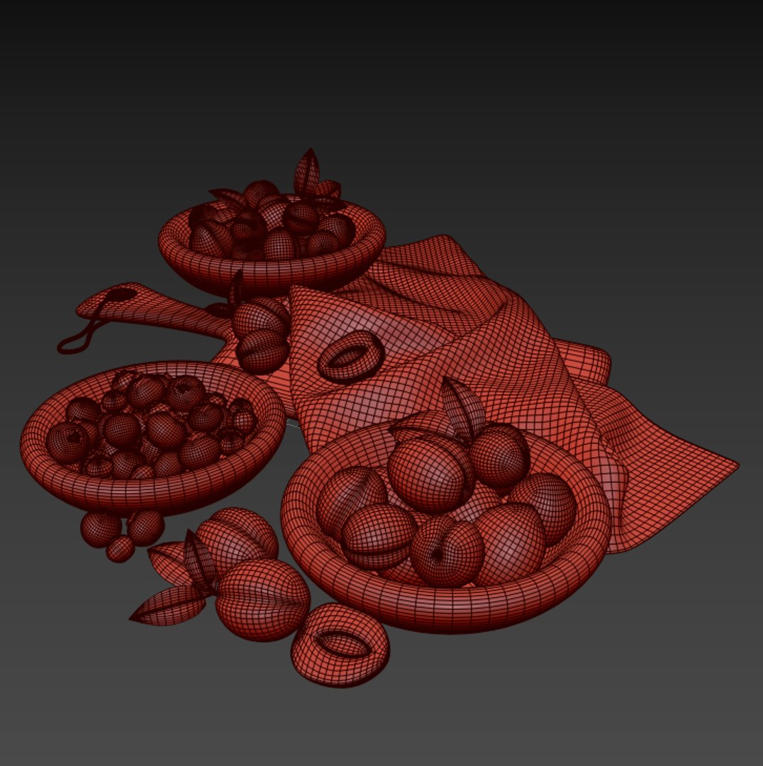 Fruit Composition 3D Model - TurboSquid 1414135