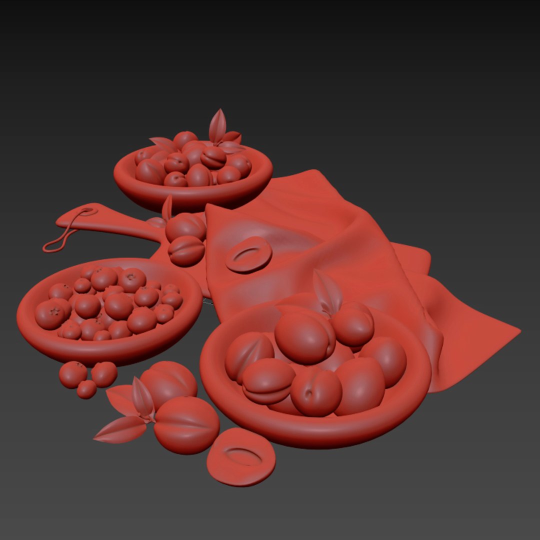 Fruit Composition 3D Model - TurboSquid 1414135