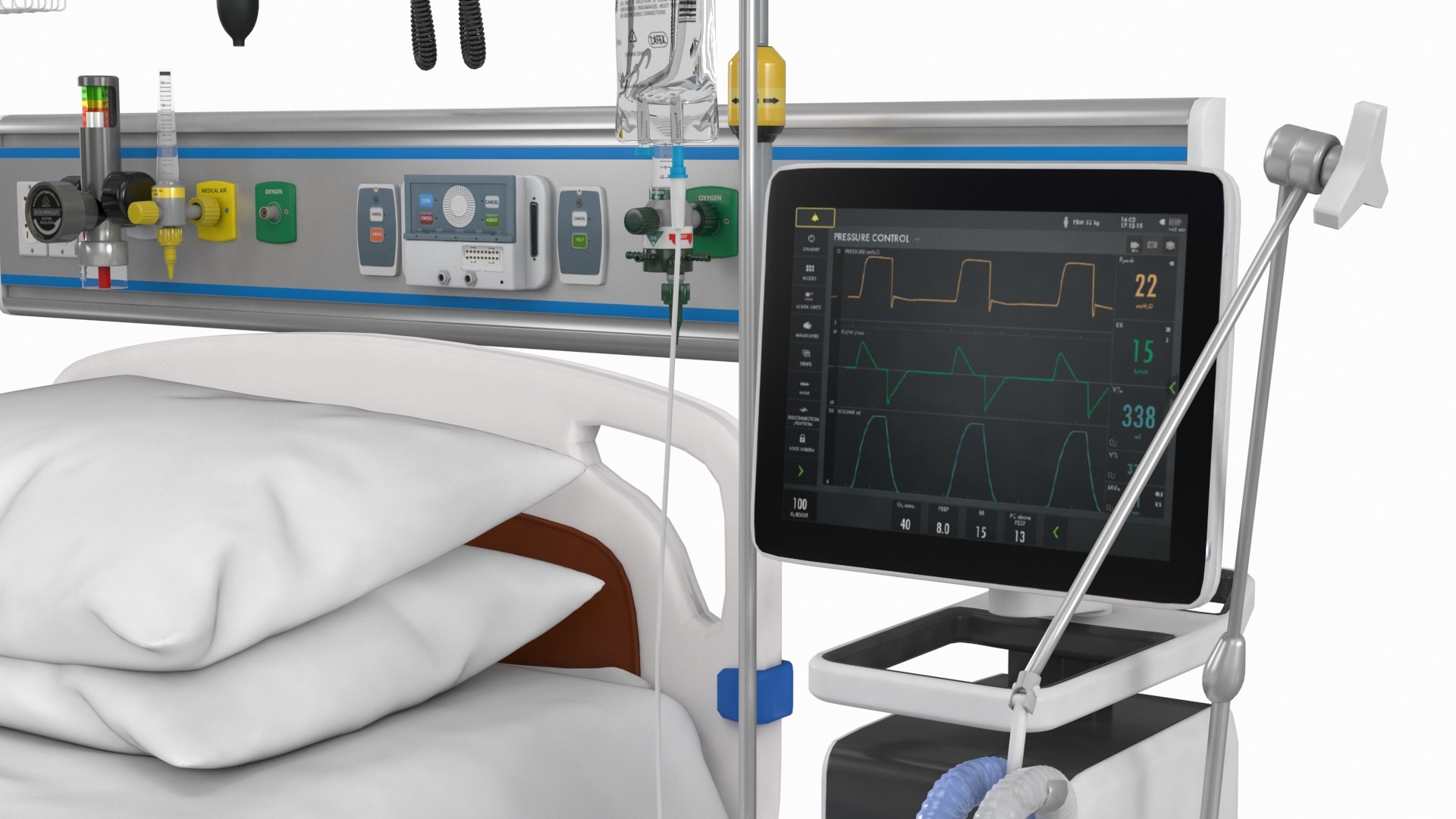 ICU Equipment 3D - TurboSquid 1992473