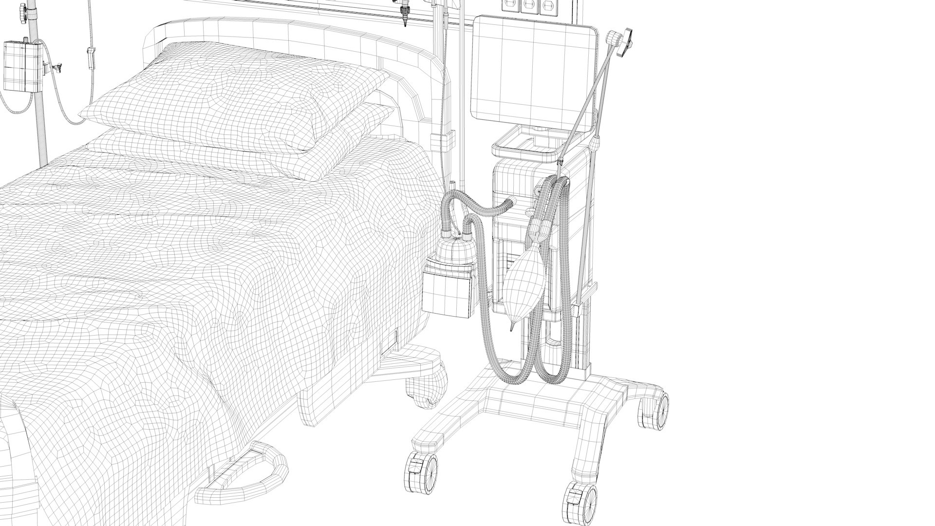 ICU Equipment 3D - TurboSquid 1992473