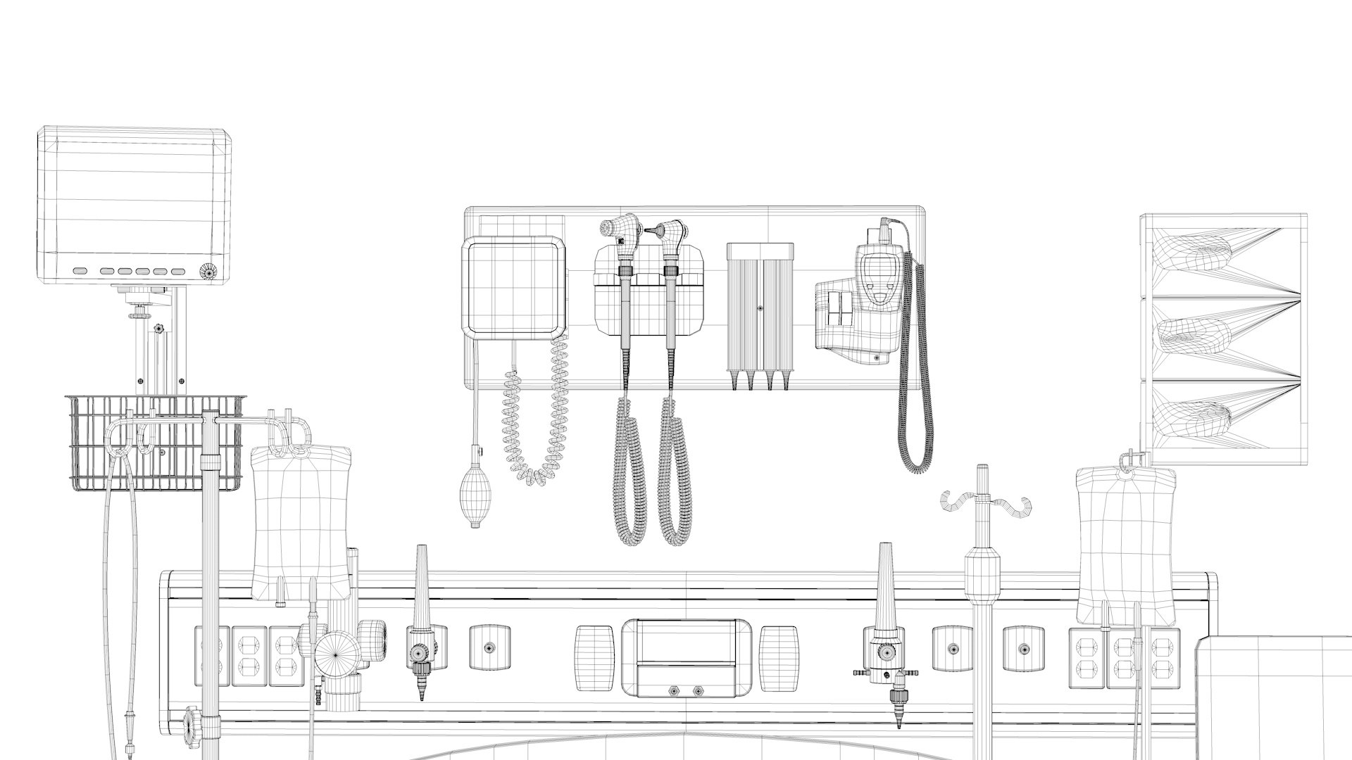 ICU Equipment 3D - TurboSquid 1992473