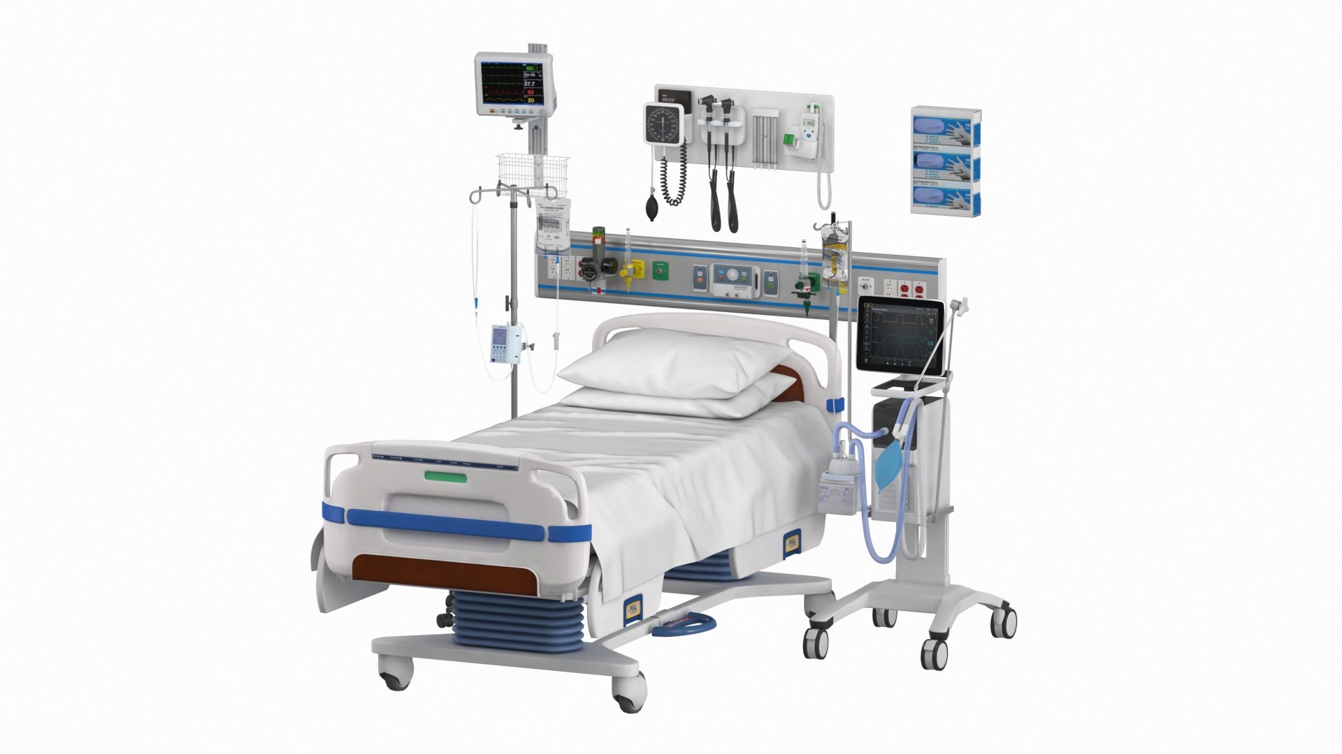 ICU Equipment 3D - TurboSquid 1992473