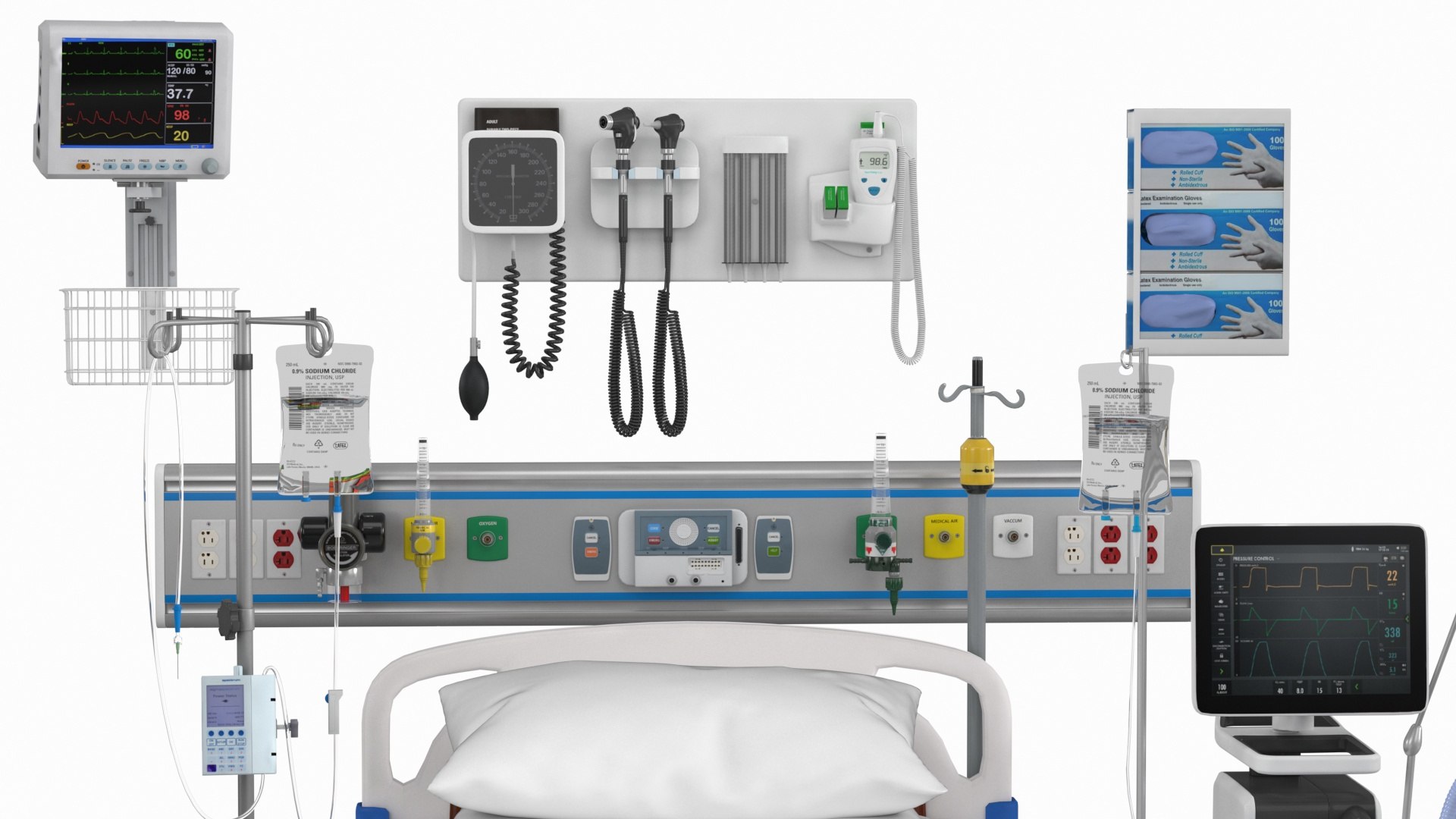ICU Equipment 3D - TurboSquid 1992473