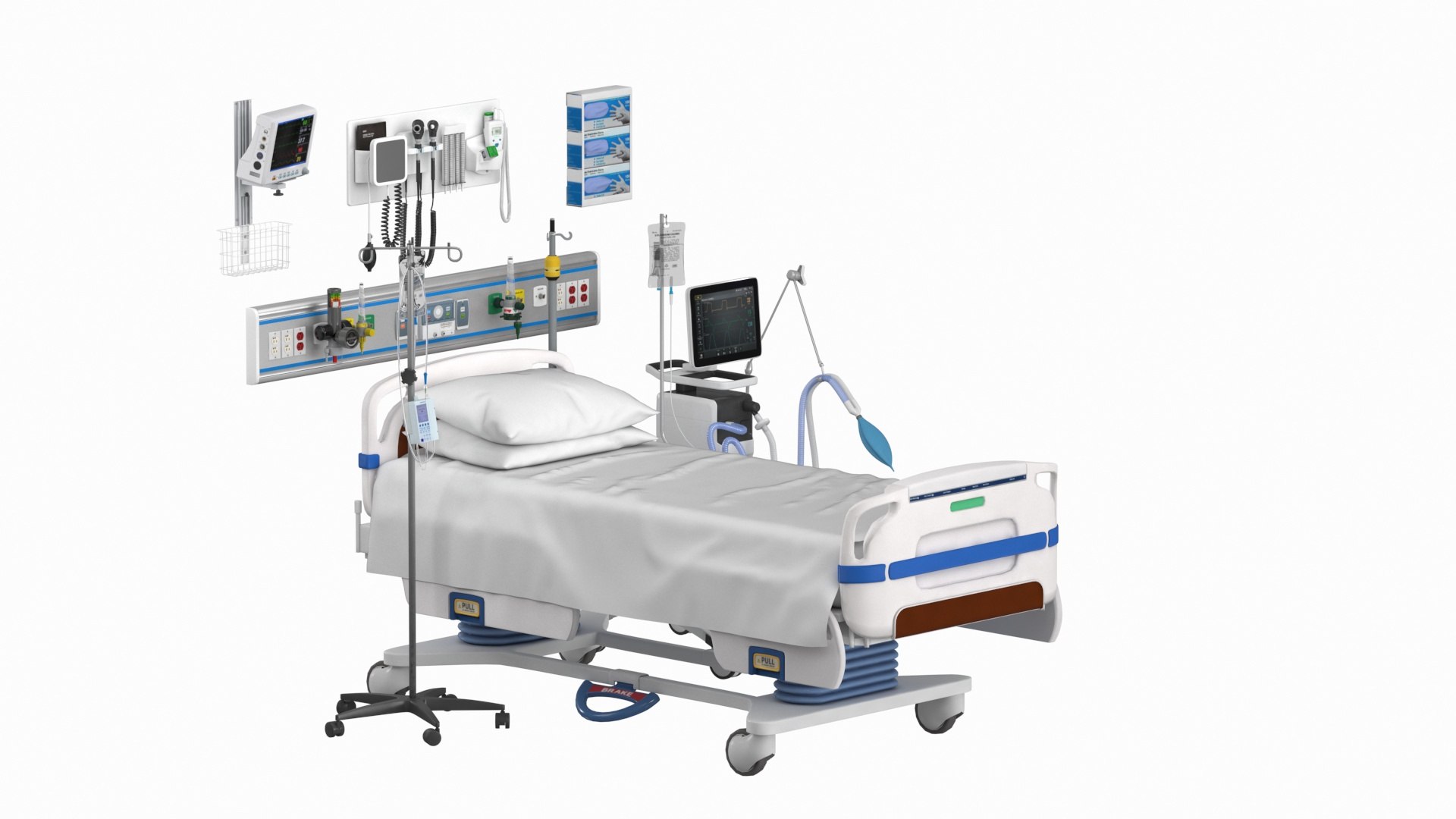 ICU Equipment 3D - TurboSquid 1992473