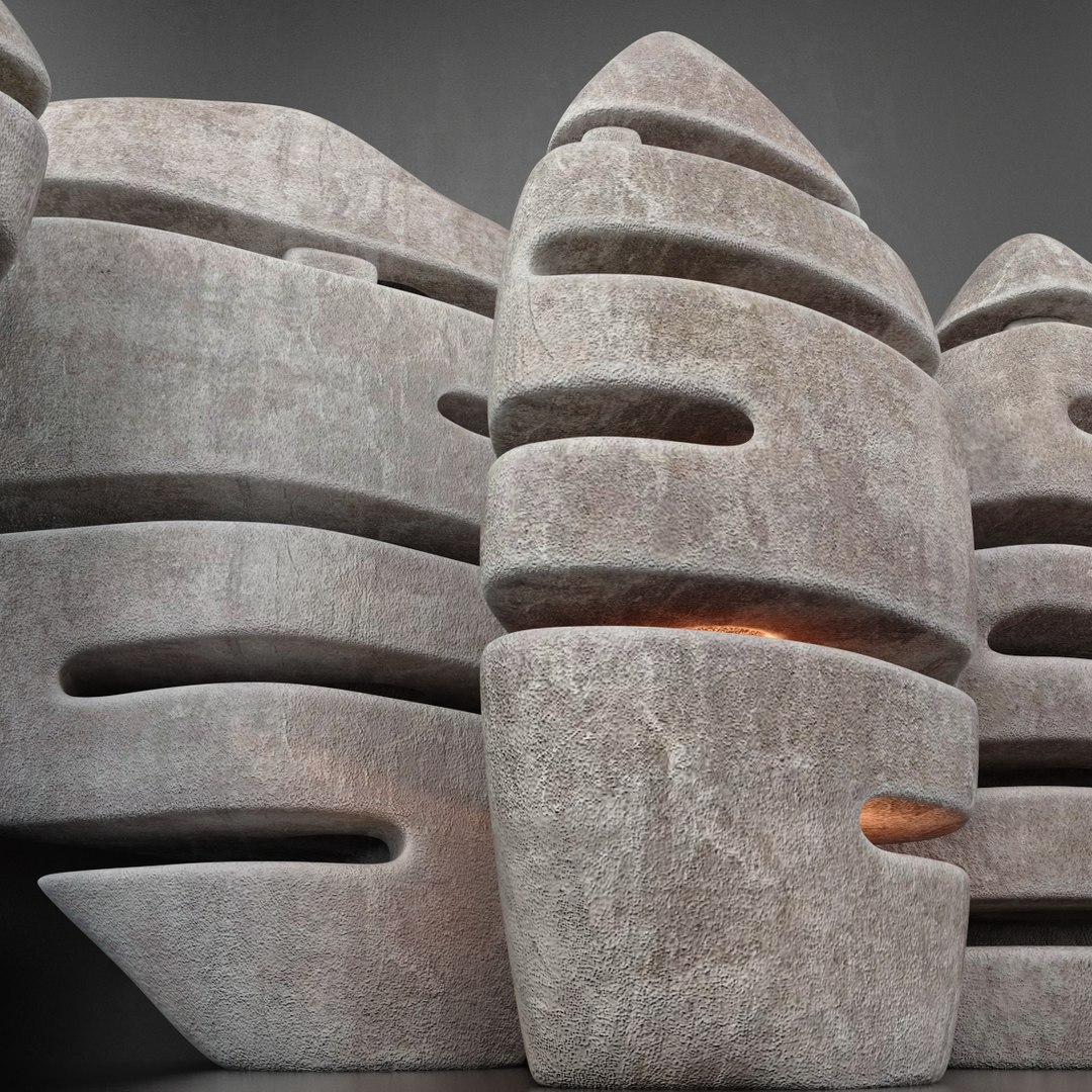 3D Light stone n5 - TurboSquid 1851511