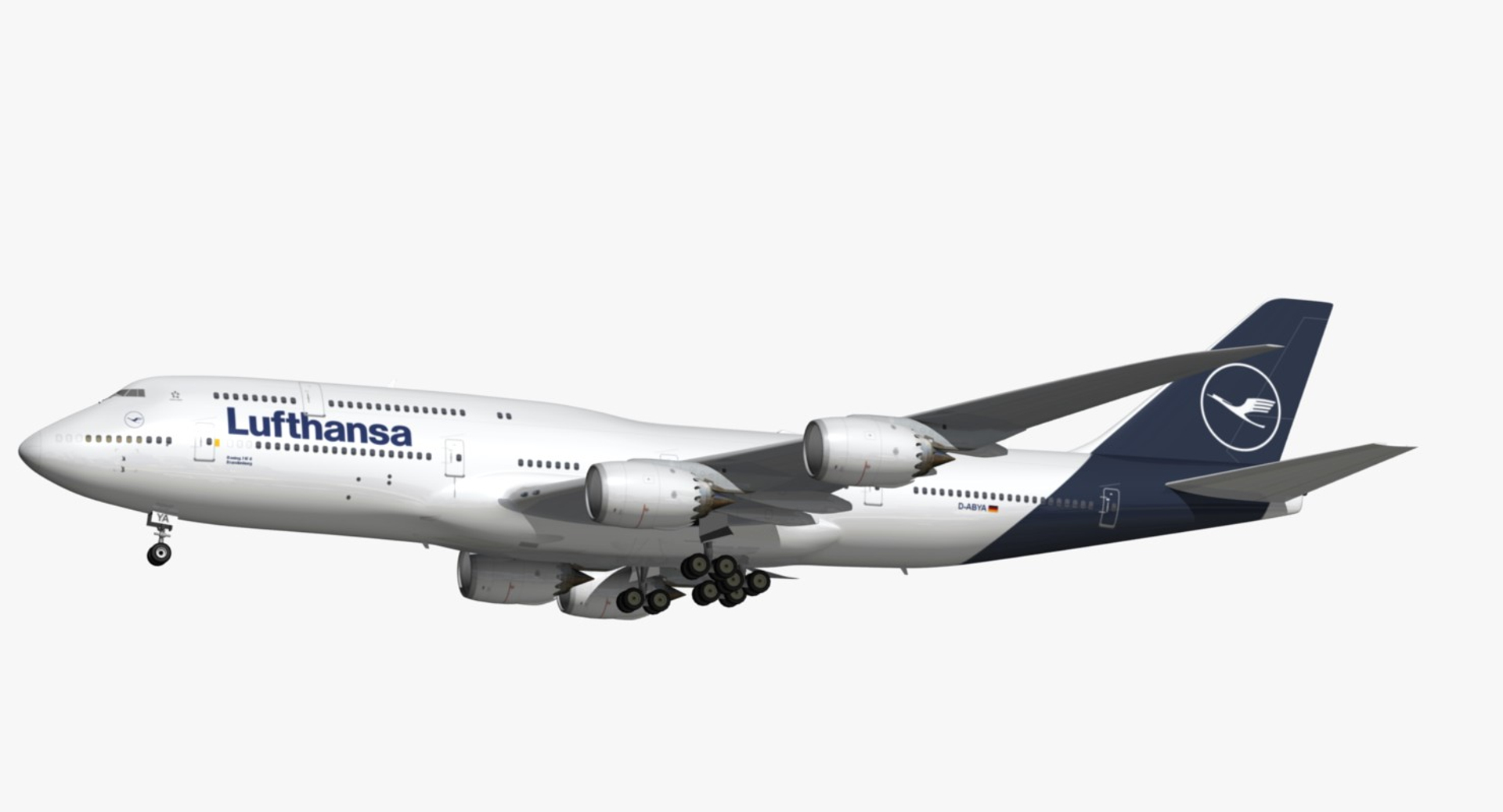 3D boeing 747 lufthansa nl - TurboSquid 1251114