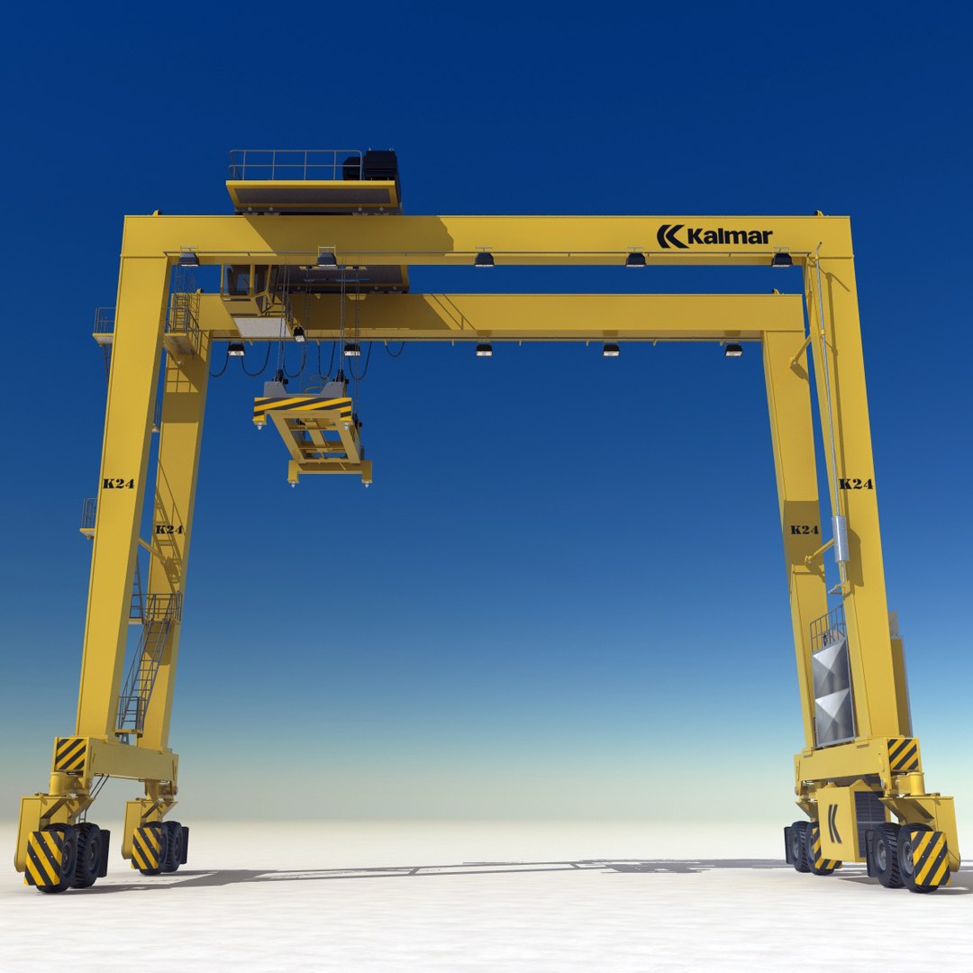 Rtg Crane Kalmar 3ds