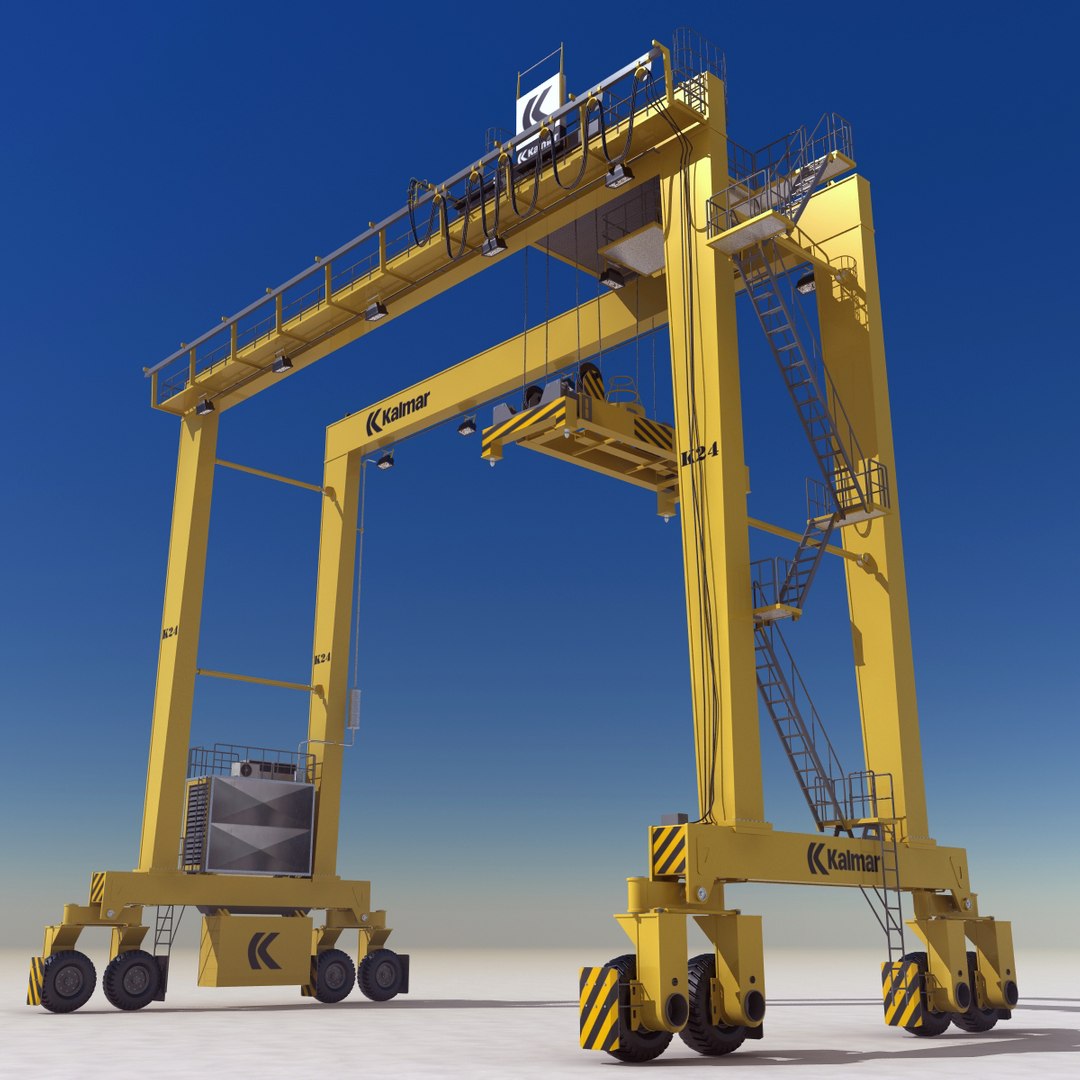 Rtg Crane Kalmar 3ds