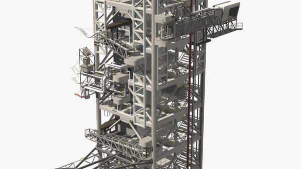 3D SLS and Tower Launch model - TurboSquid 1931567