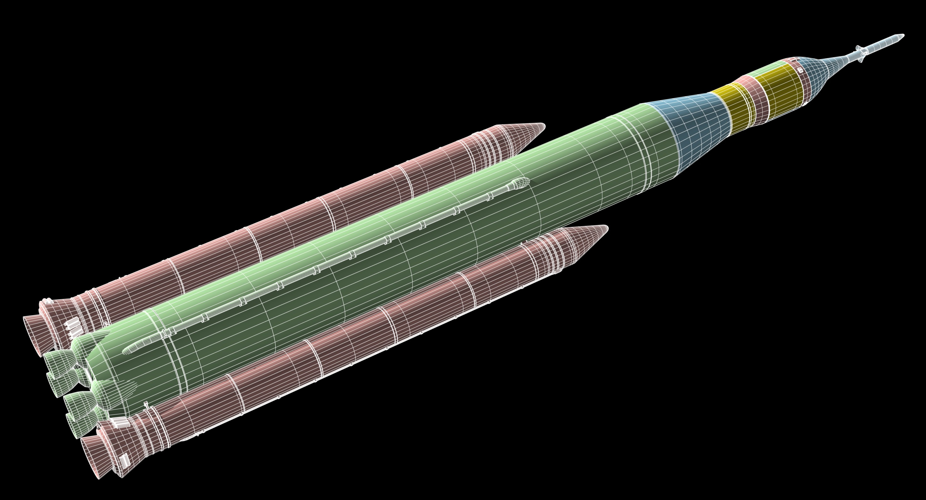 3D SLS and Tower Launch model - TurboSquid 1931567