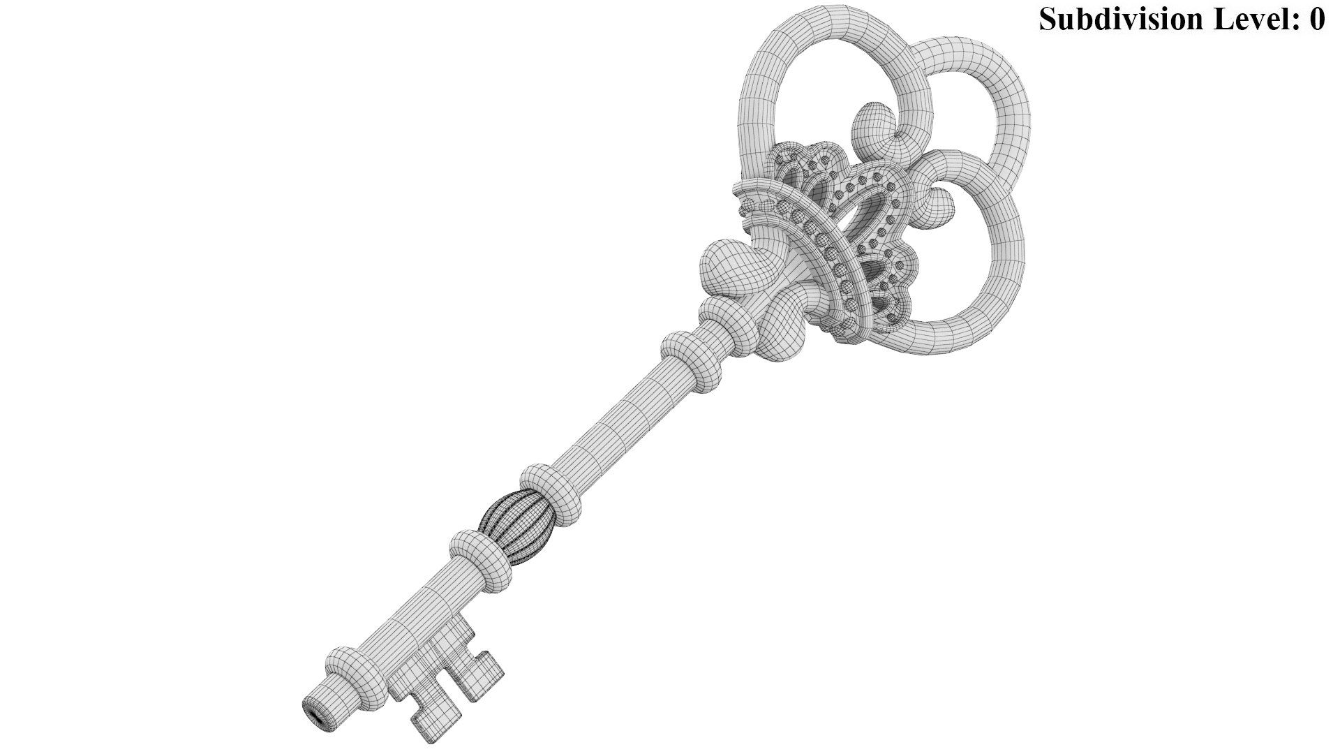 3D Detailed Skeleton Key 02 Model - TurboSquid 2185265