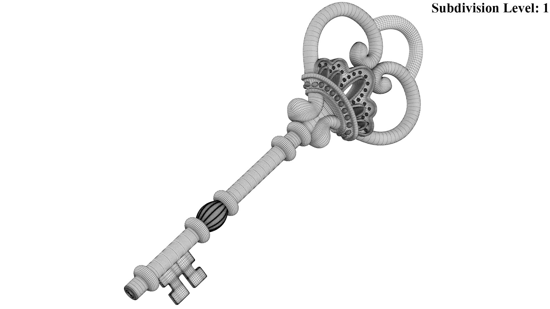 3D Detailed Skeleton Key 02 Model - TurboSquid 2185265