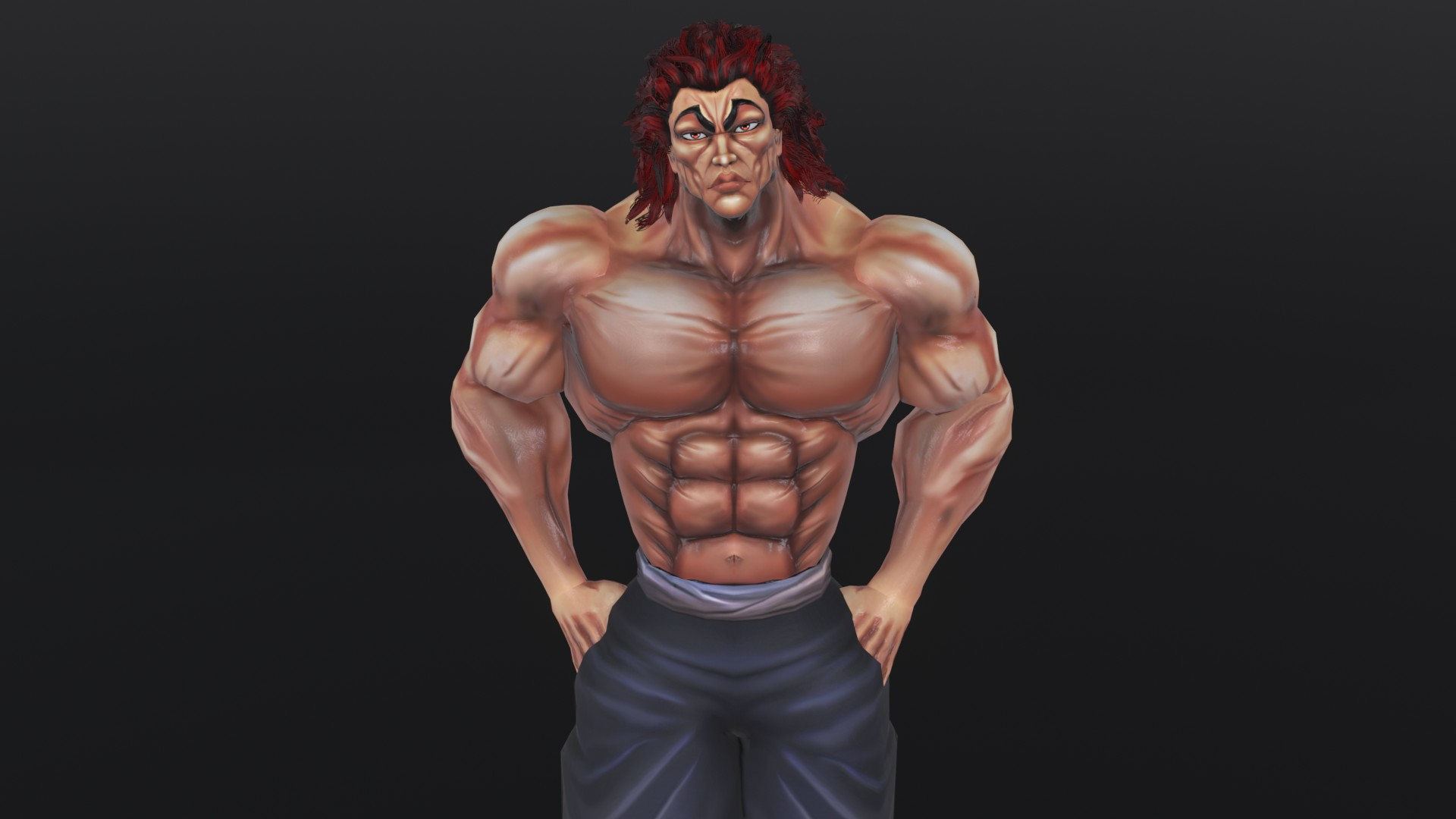 Yujiro Hanma 3D Model - TurboSquid 2294591