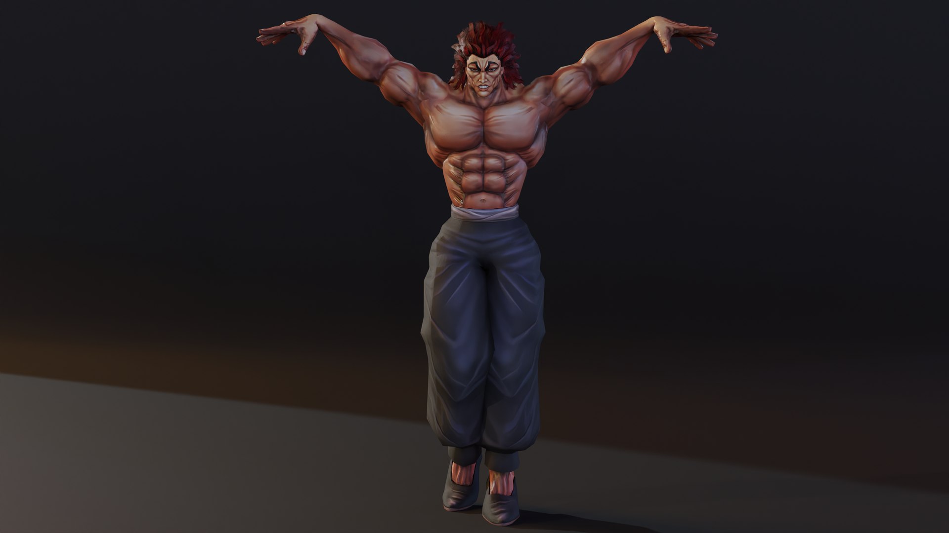 Yujiro Hanma 3D Model - TurboSquid 2294591