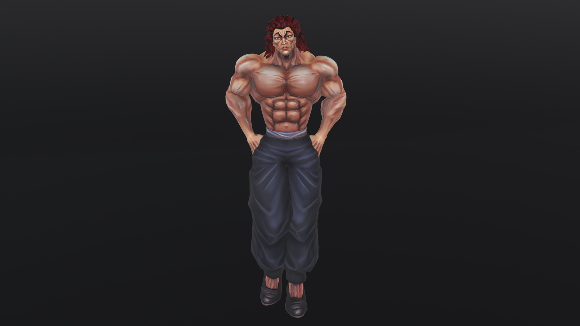 Yujiro Hanma 3D Model - TurboSquid 2294591