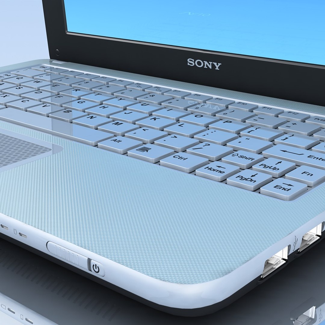 Notebook Sony Vaio Pcg-21213v 3d Model