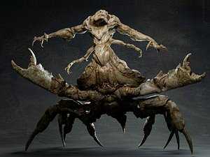 creature cyber 3d model