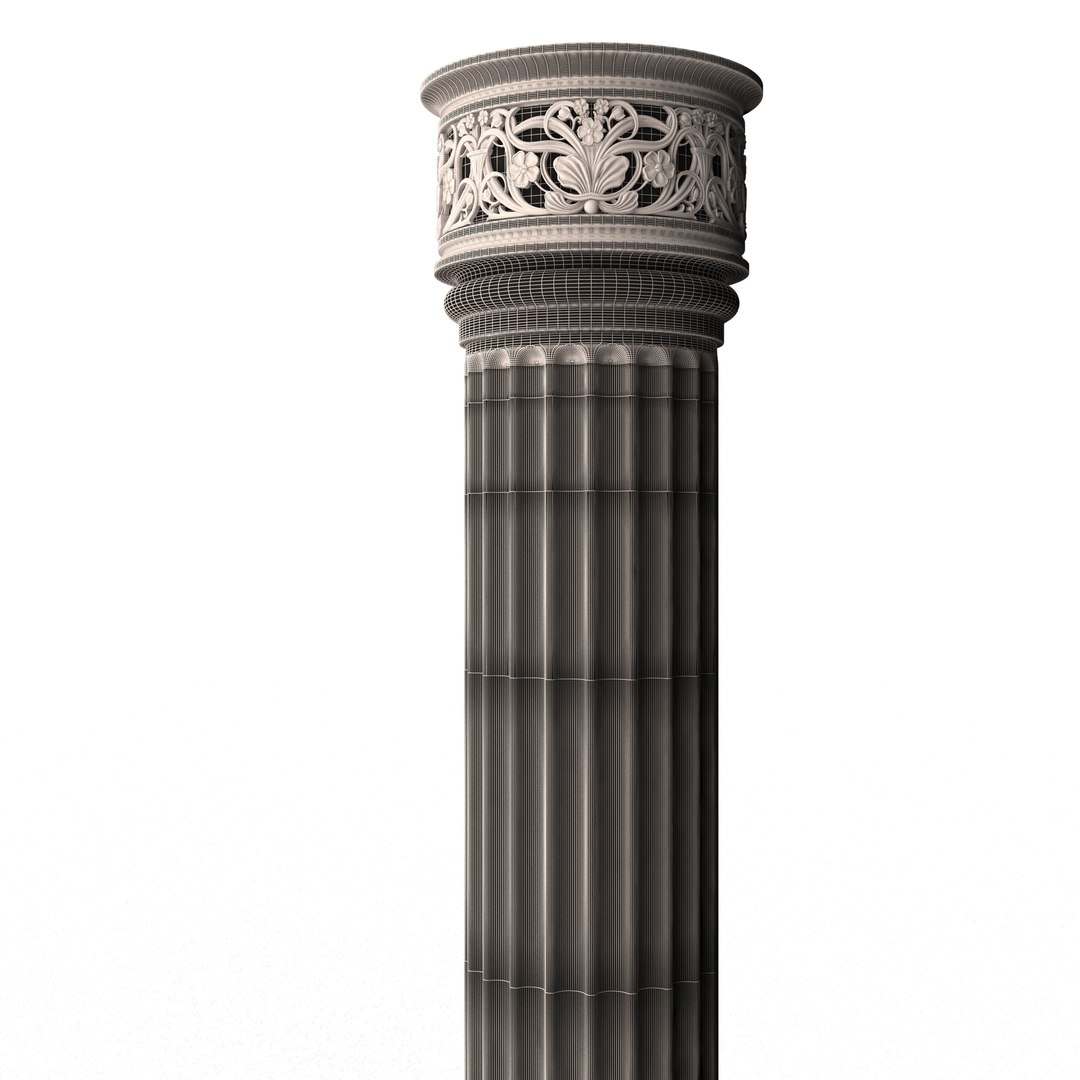 Column Capital 01203 Model - TurboSquid 2173390