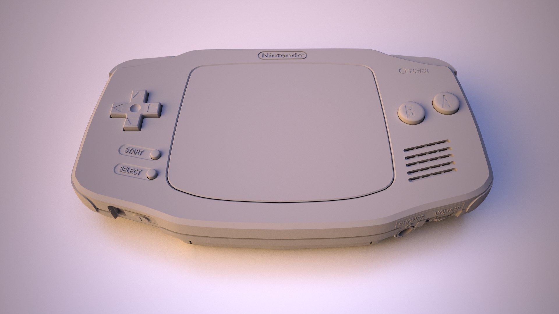 Nintendo Gameboy Advance 3D Model - TurboSquid 1457706