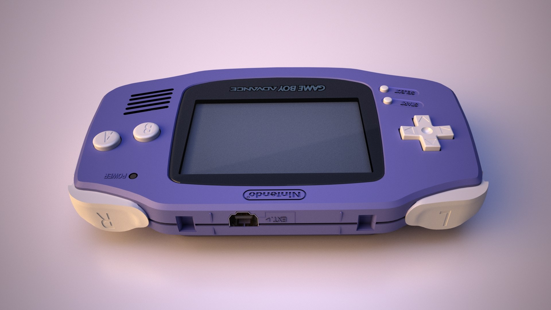 Nintendo Gameboy Advance 3D Model - TurboSquid 1457706