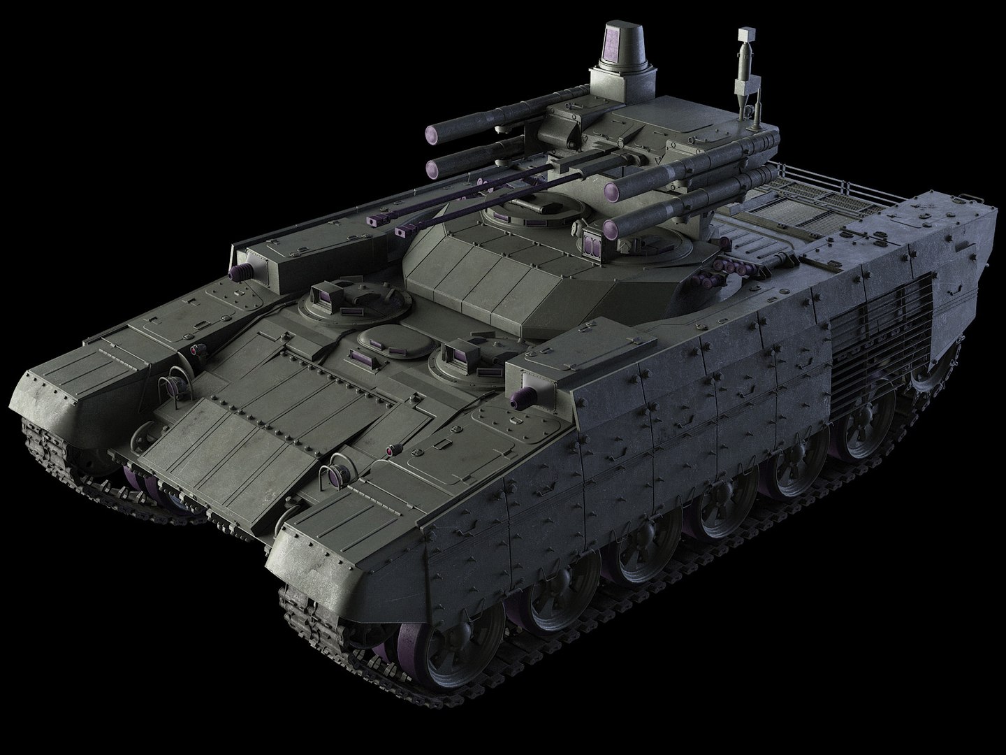 3d Bmpt Tank