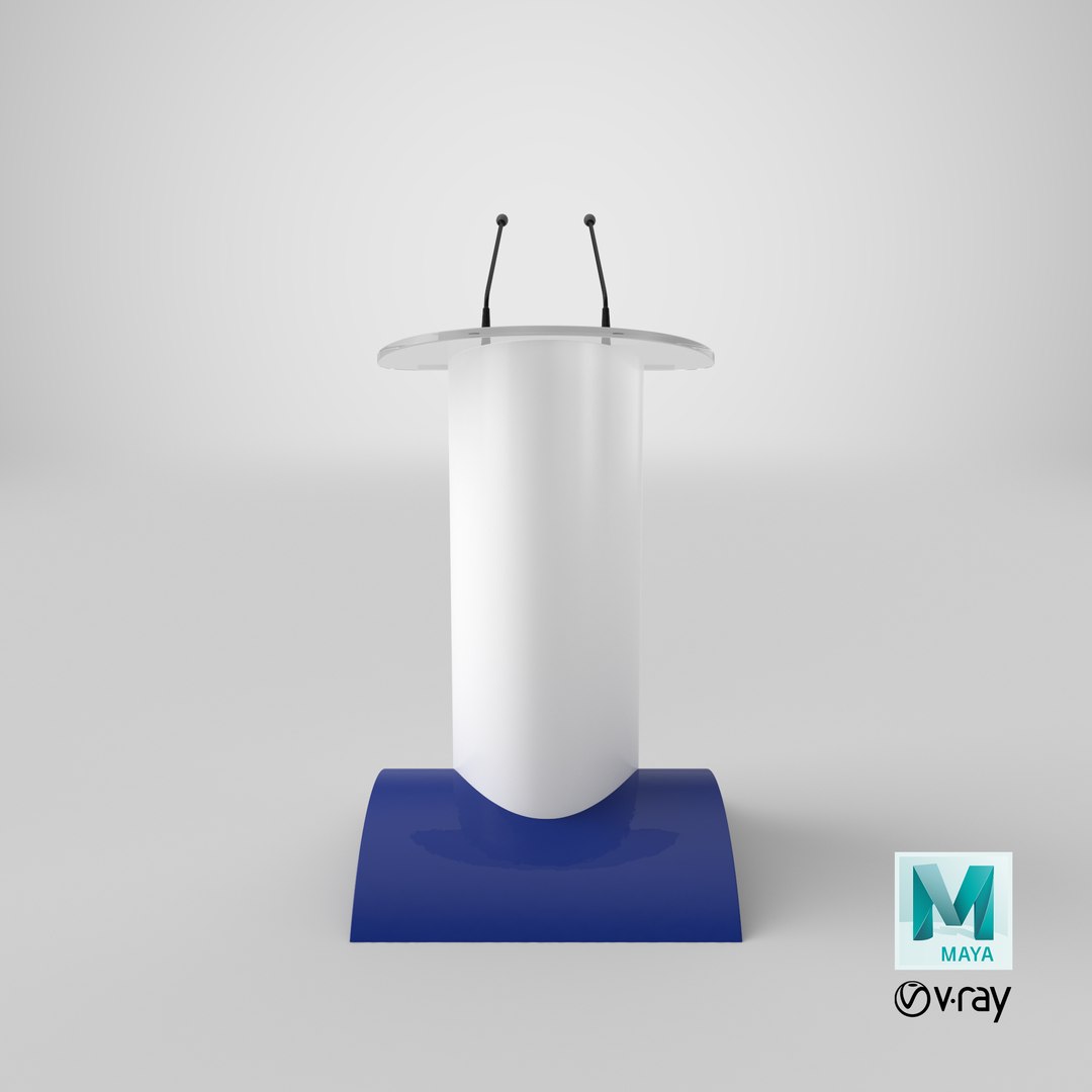 Stage Podium 3D - TurboSquid 1287599