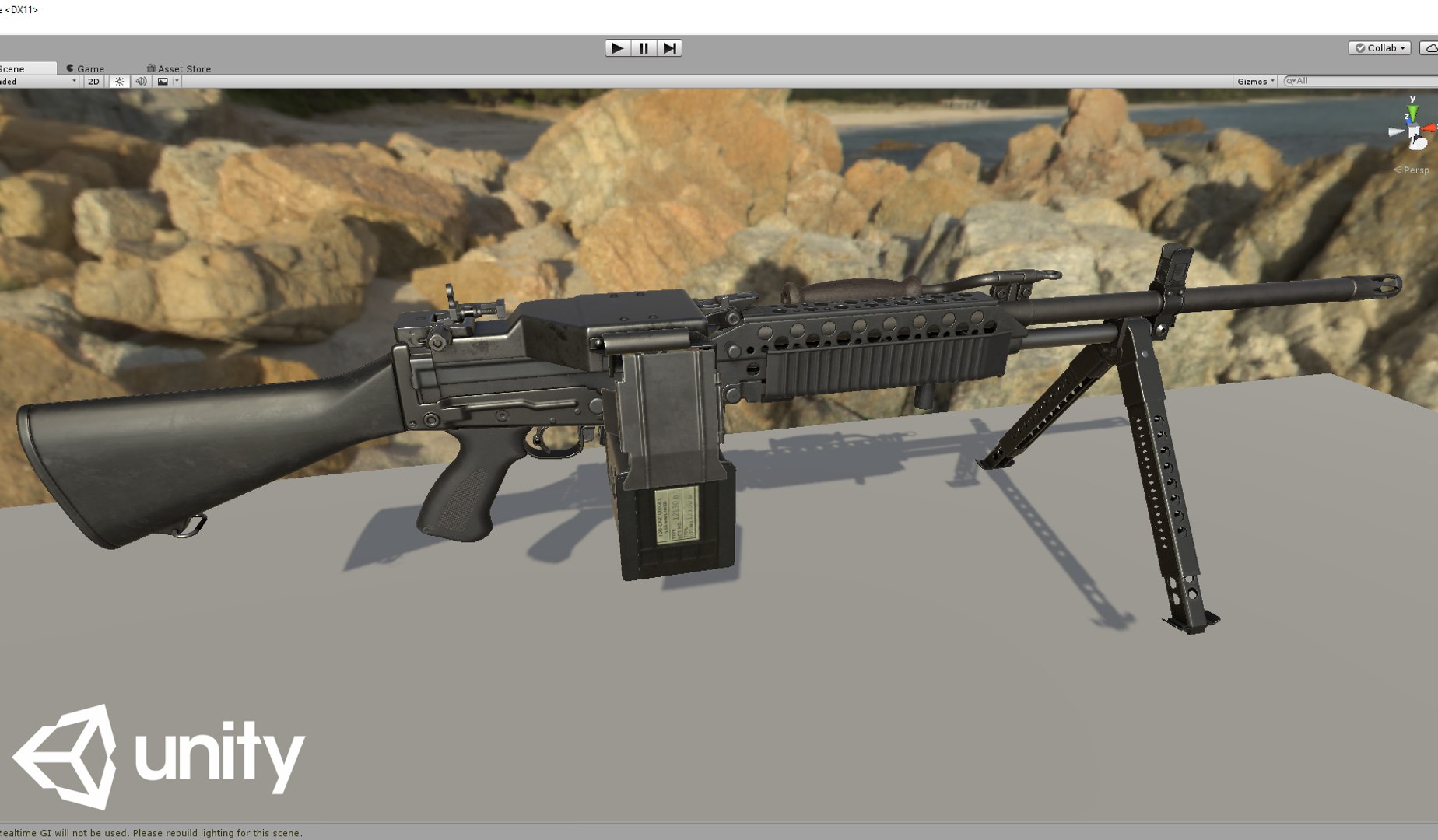 3D stoner 63a lmg model - TurboSquid 1166901