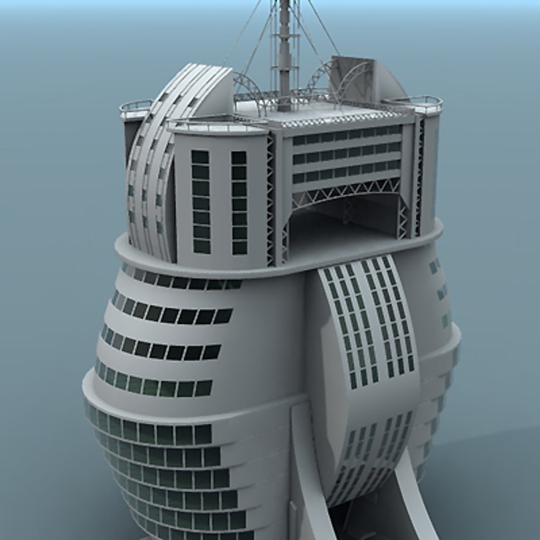 3ds max modern building