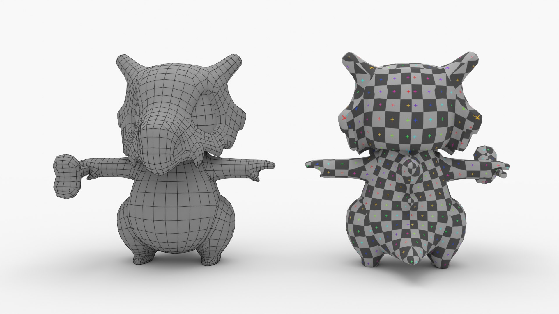 Cubone Pokemon 3D Model - TurboSquid 2386439