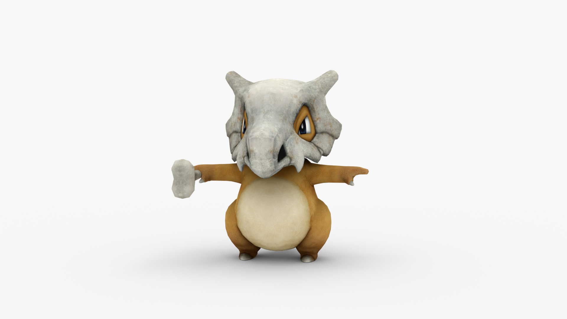 Cubone Pokemon 3D Model - TurboSquid 2386439