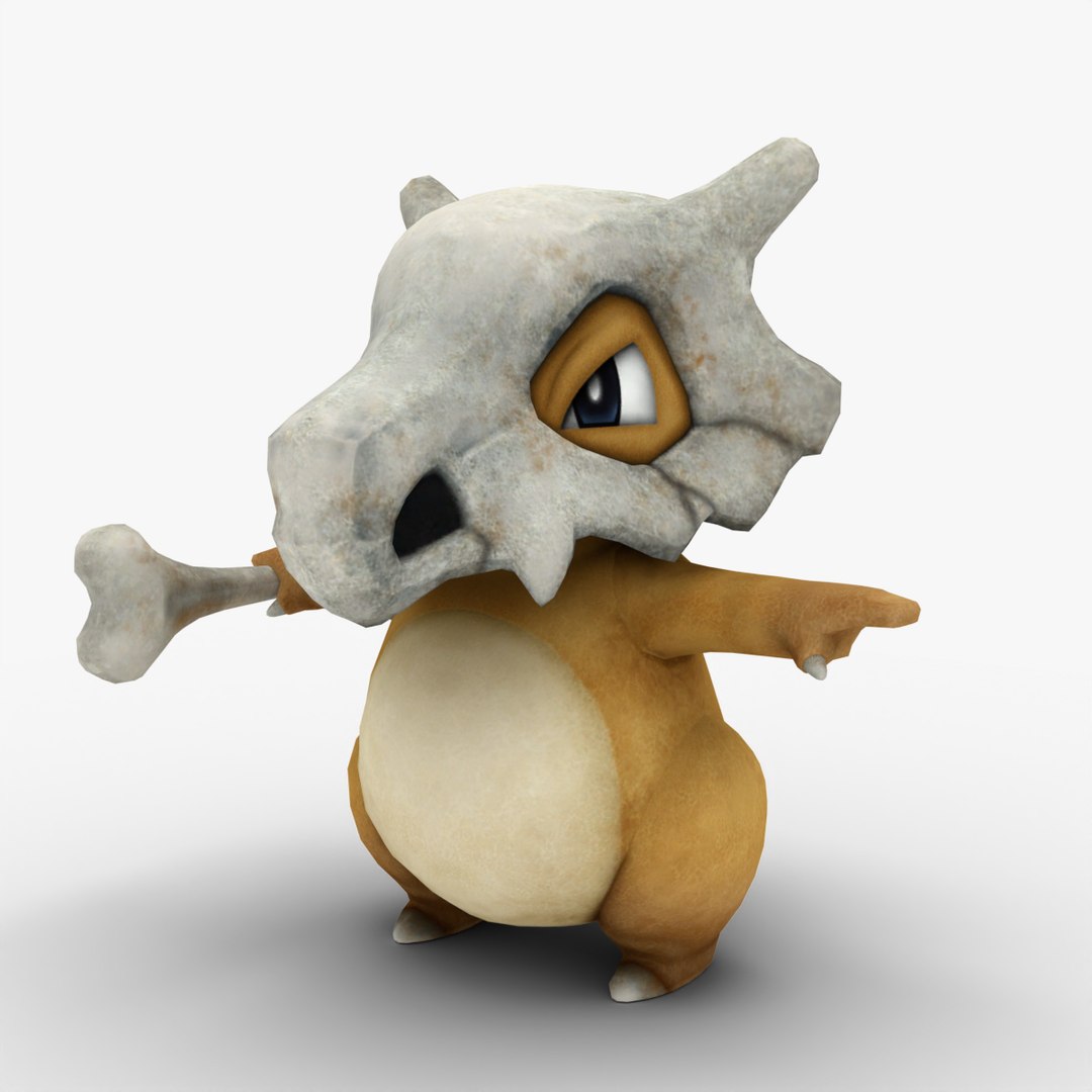 Cubone Pokemon 3D Model - TurboSquid 2386439