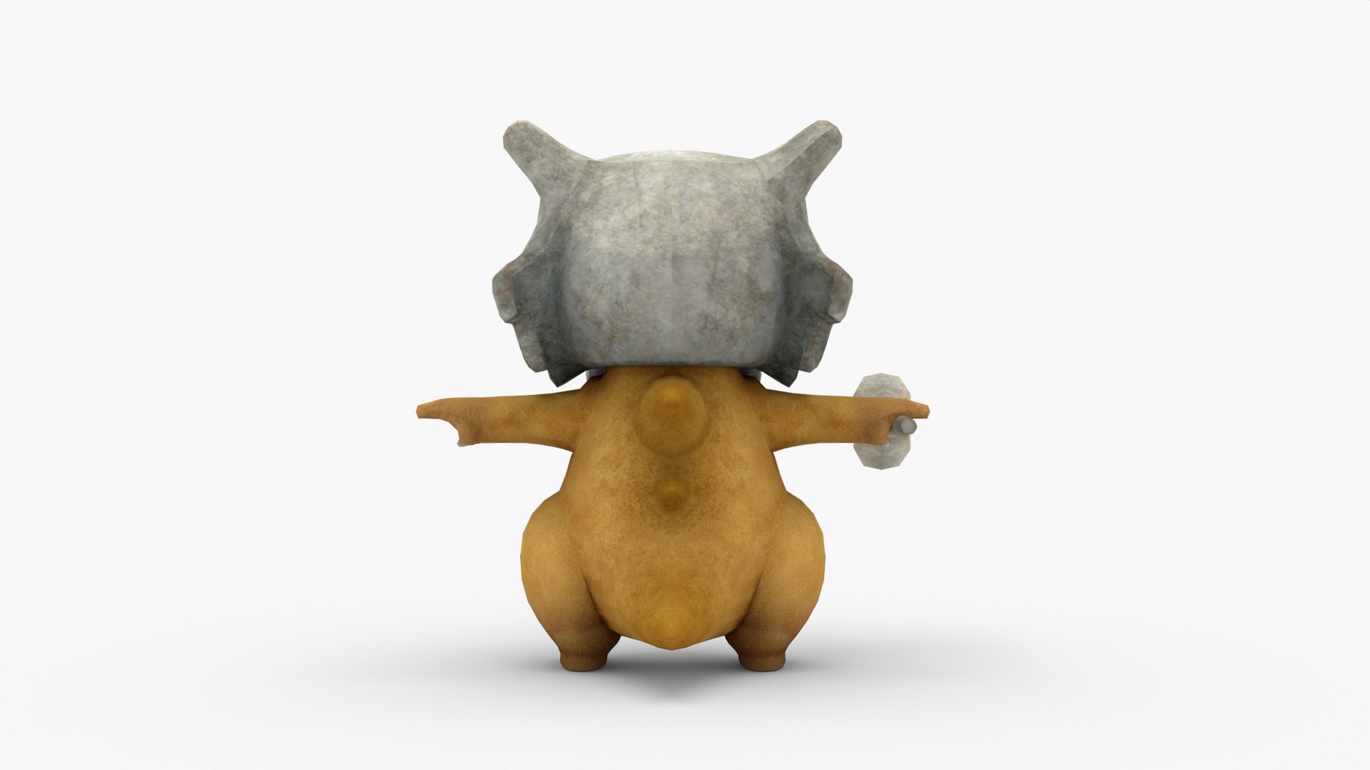 Cubone Pokemon 3D Model - TurboSquid 2386439