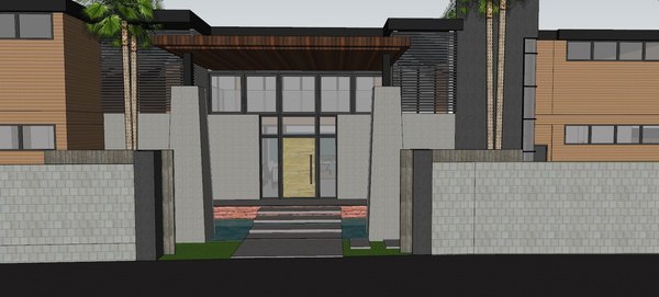 3D resort village modern model - TurboSquid 1595913