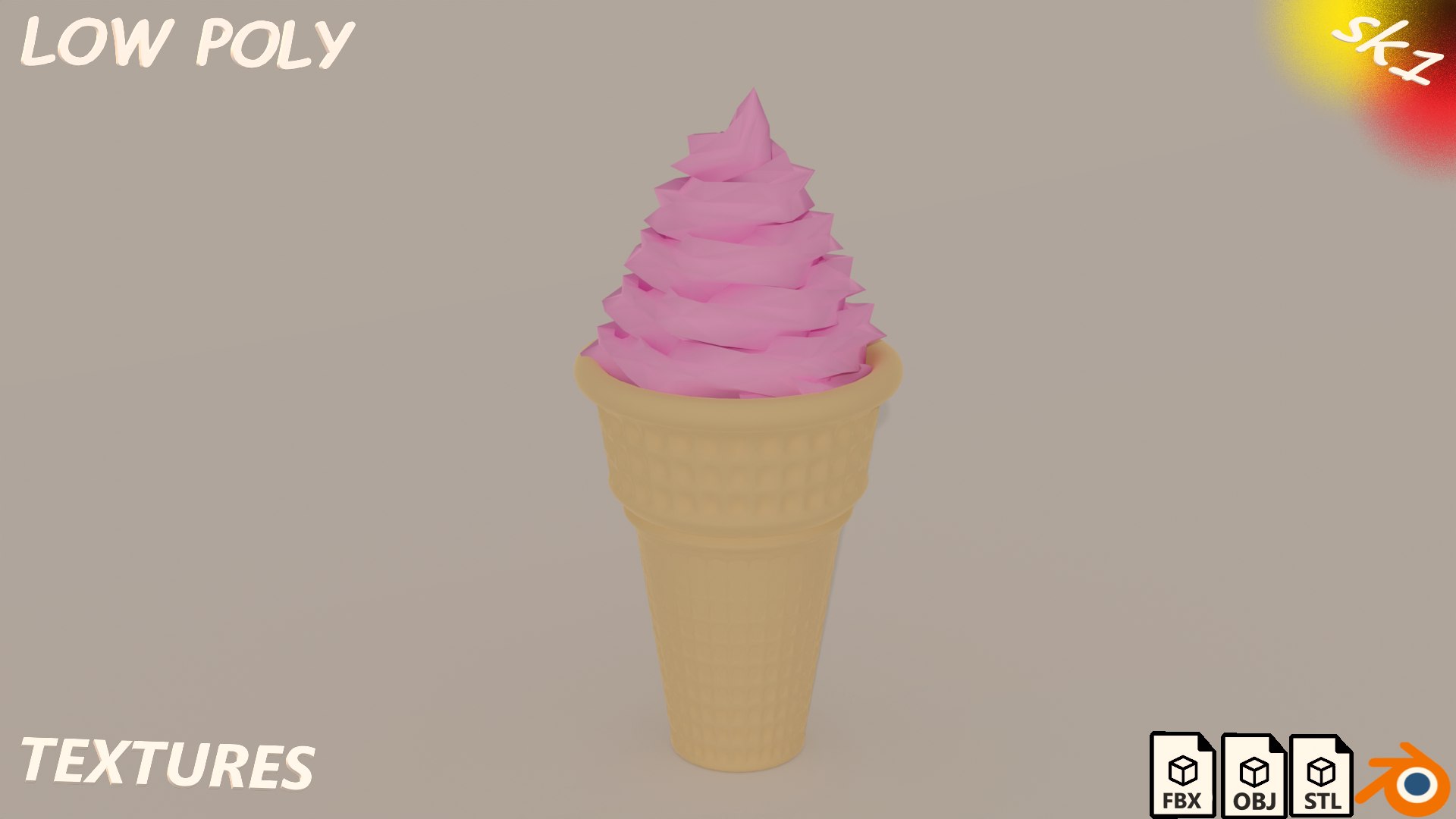 Ice cream 3D model - TurboSquid 2181866