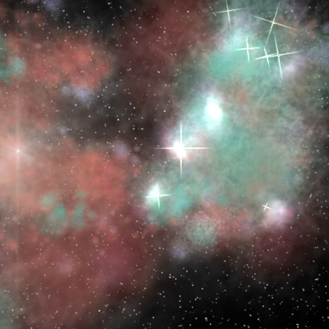 3d Model Space Nebula