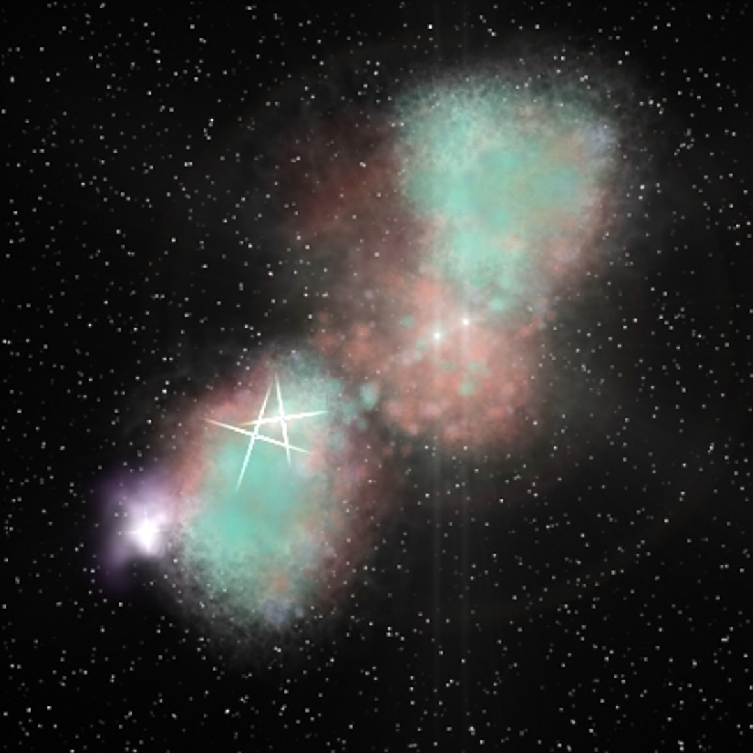 3d Model Space Nebula