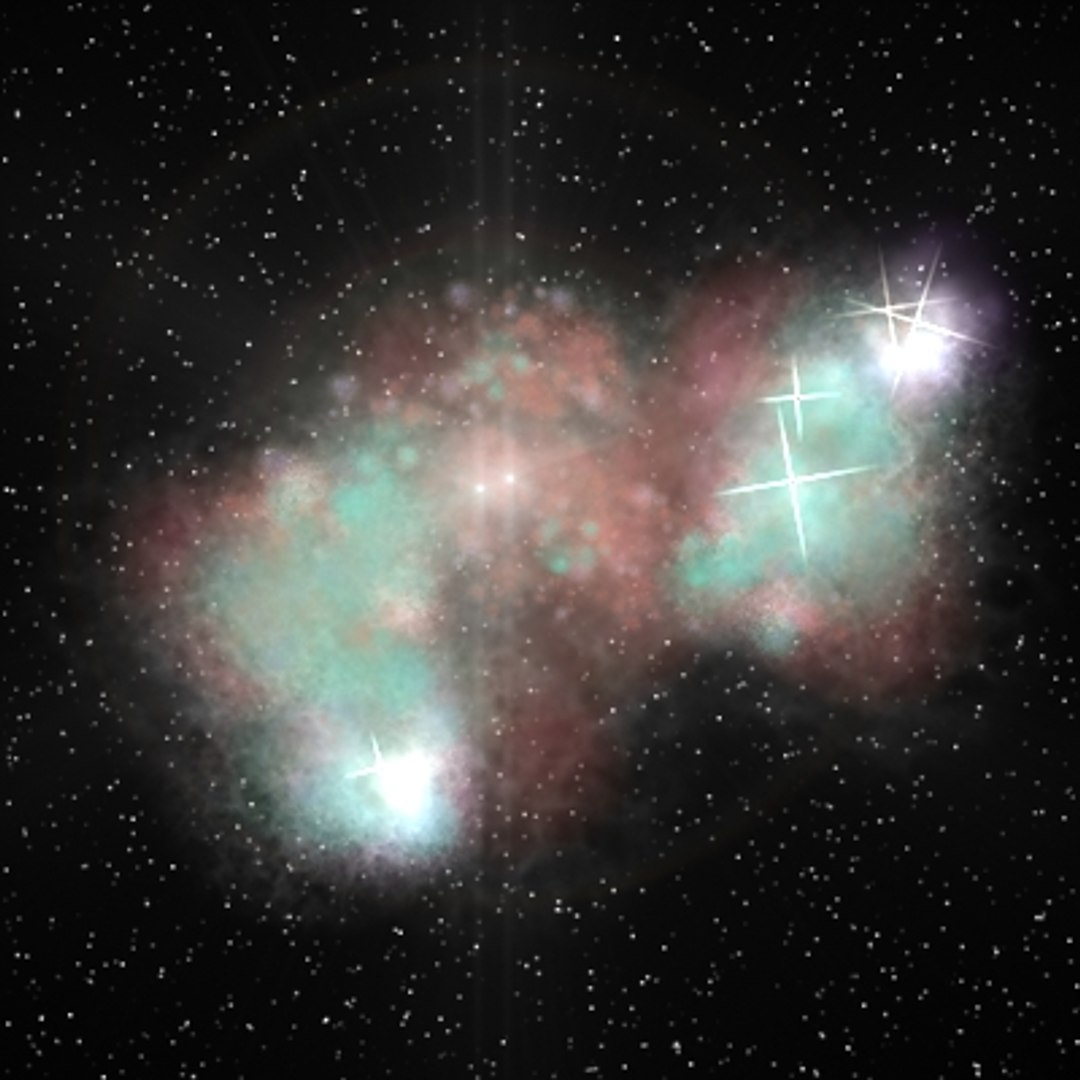 3d Model Space Nebula