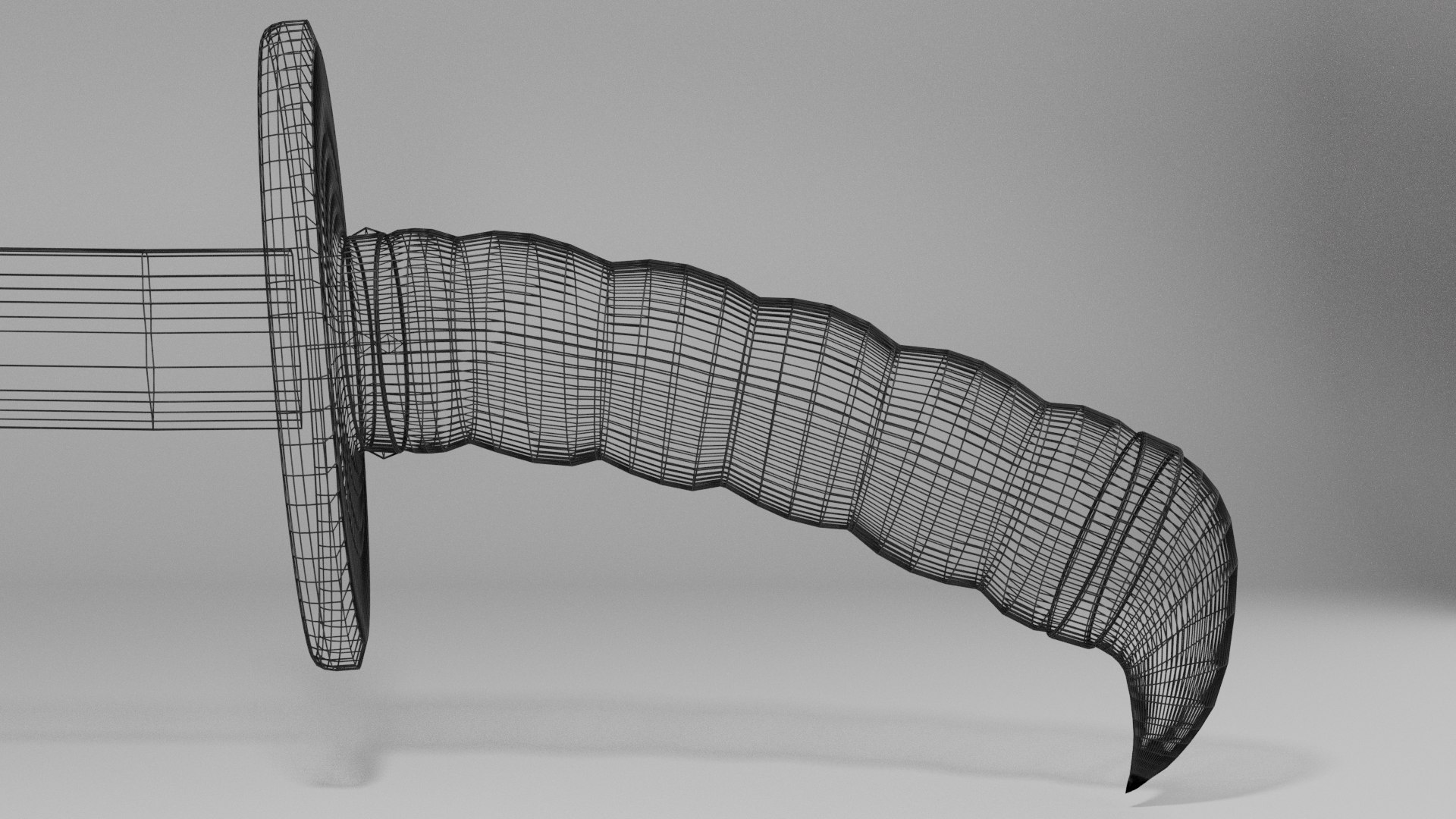 Curved Sword Model - TurboSquid 1489387