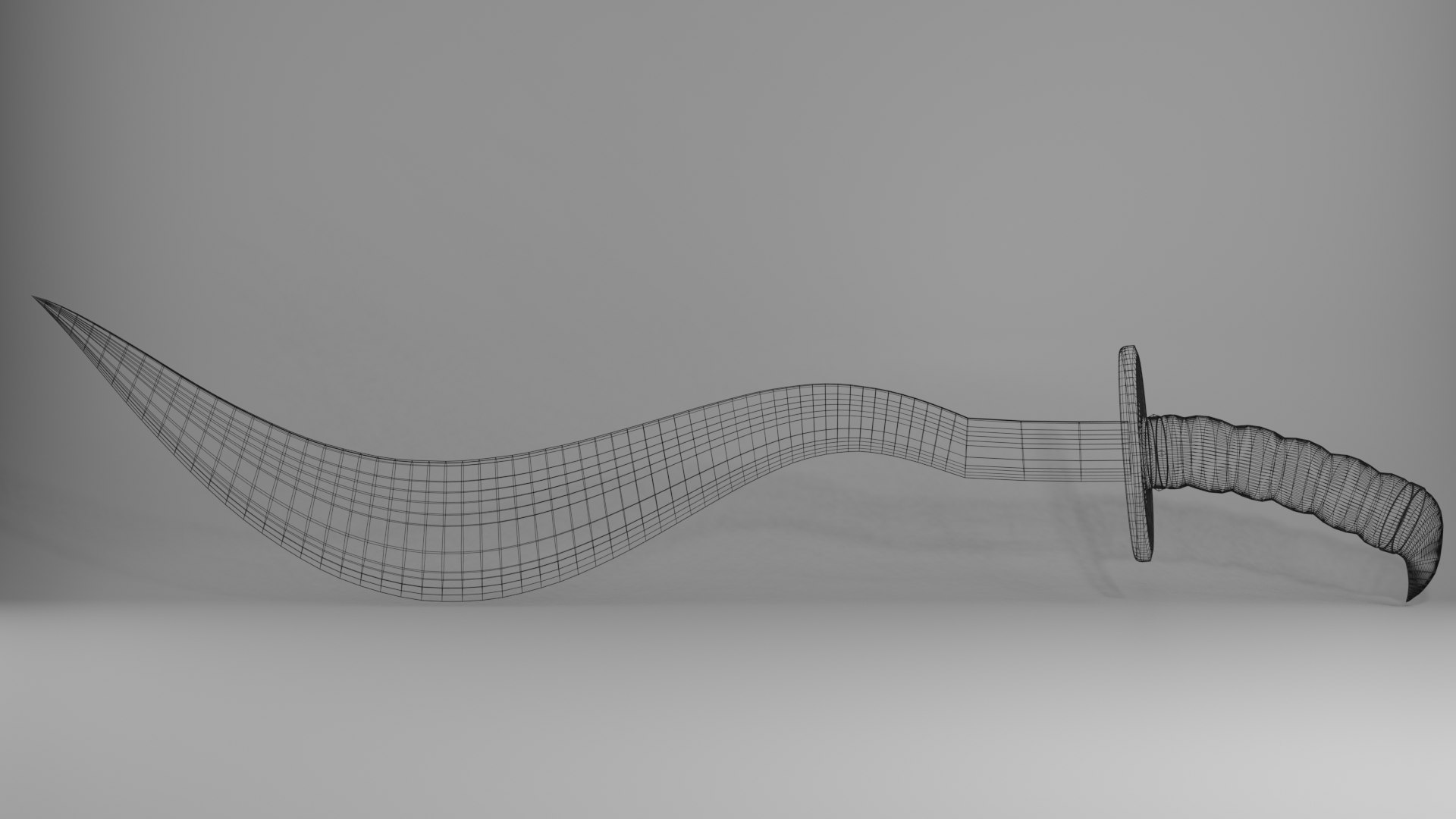 Curved Sword Model - TurboSquid 1489387