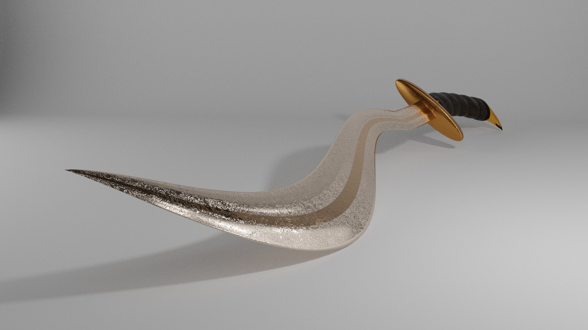 Curved Sword Model - TurboSquid 1489387
