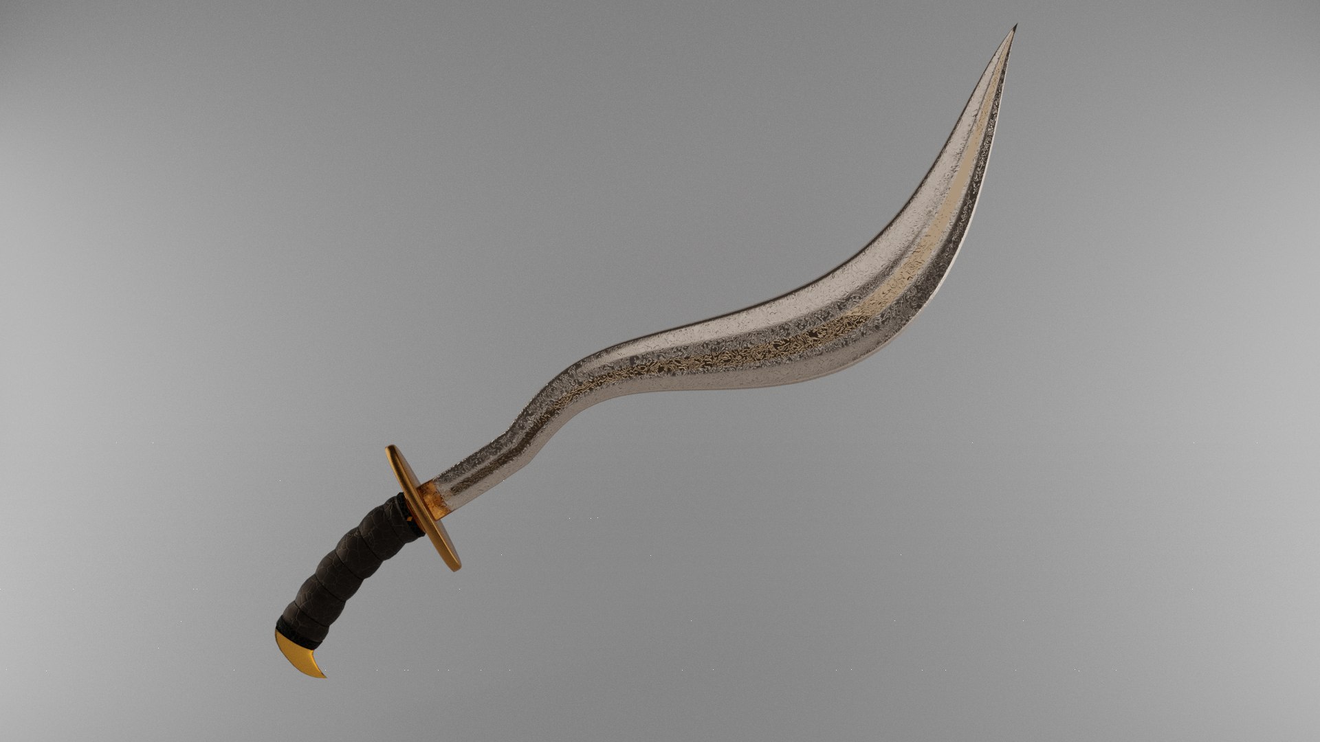 Curved Sword Model - TurboSquid 1489387