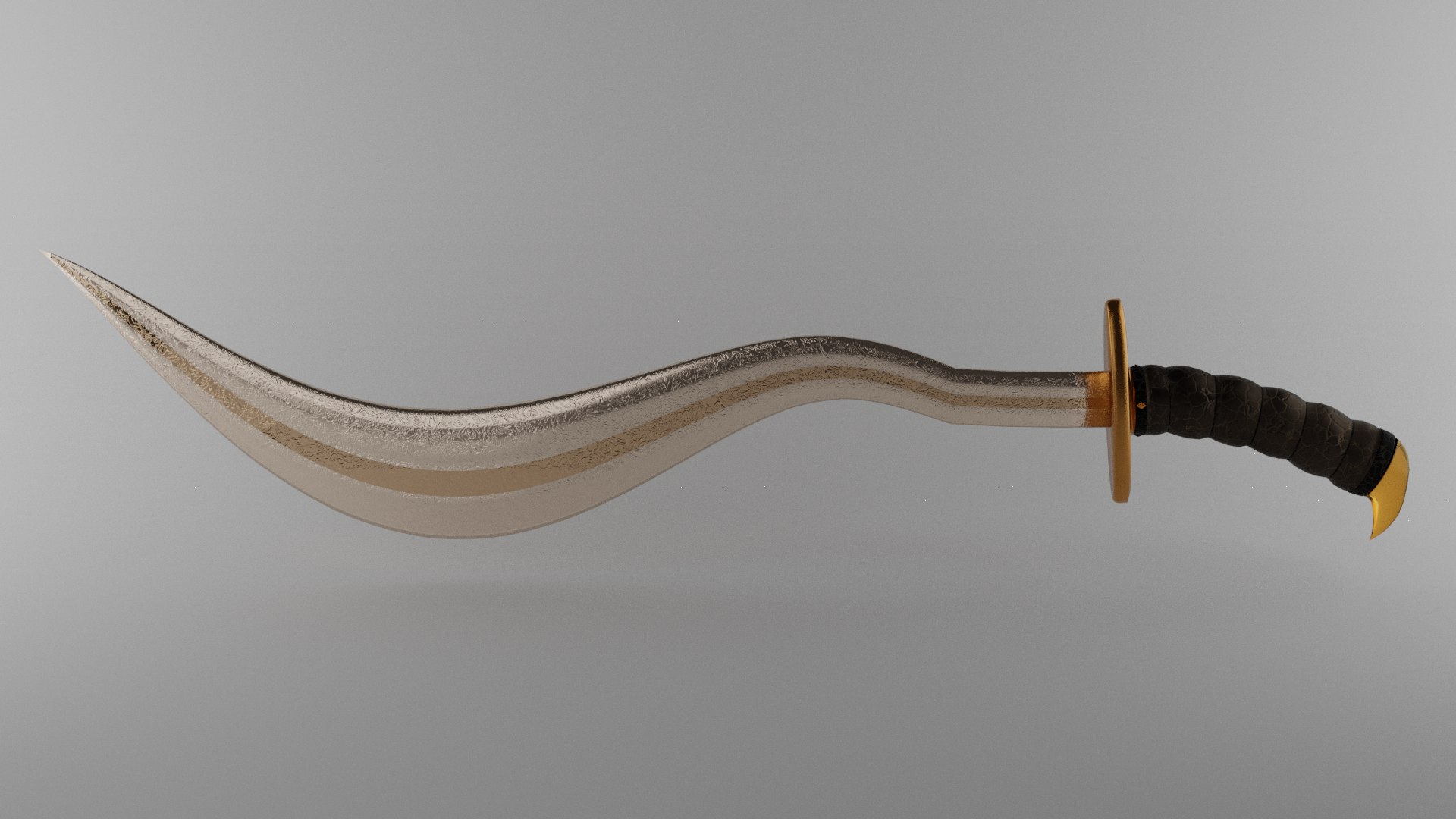 Curved Sword Model - TurboSquid 1489387